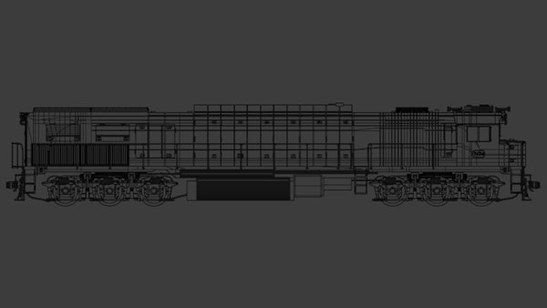 EMD GT26CW 2 한국 기관차 열차 3D 모델 - TurboSquid 2143613
