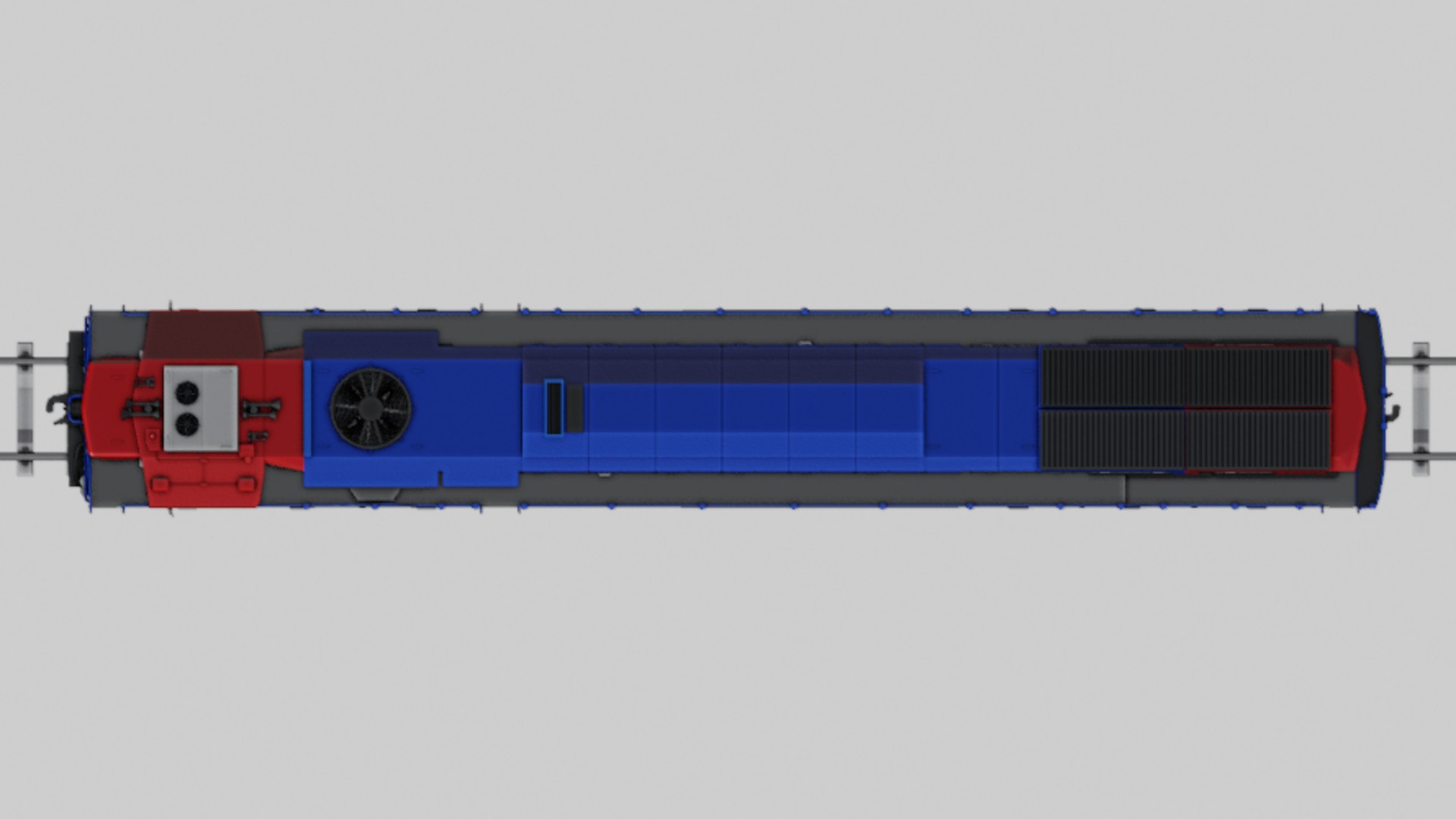 3D EMD GT26CW 2 South Korea Locomotive Train - TurboSquid 2143613