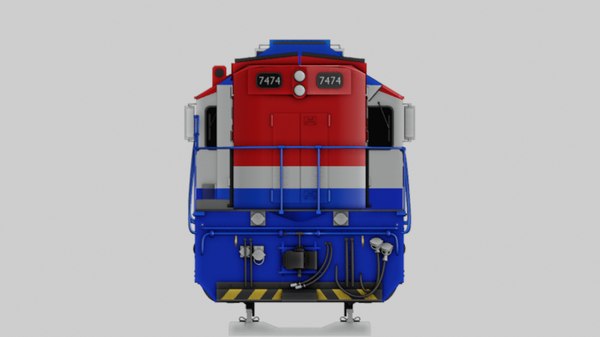 EMD GT26CW 2 한국 기관차 열차 3D 모델 - TurboSquid 2143613