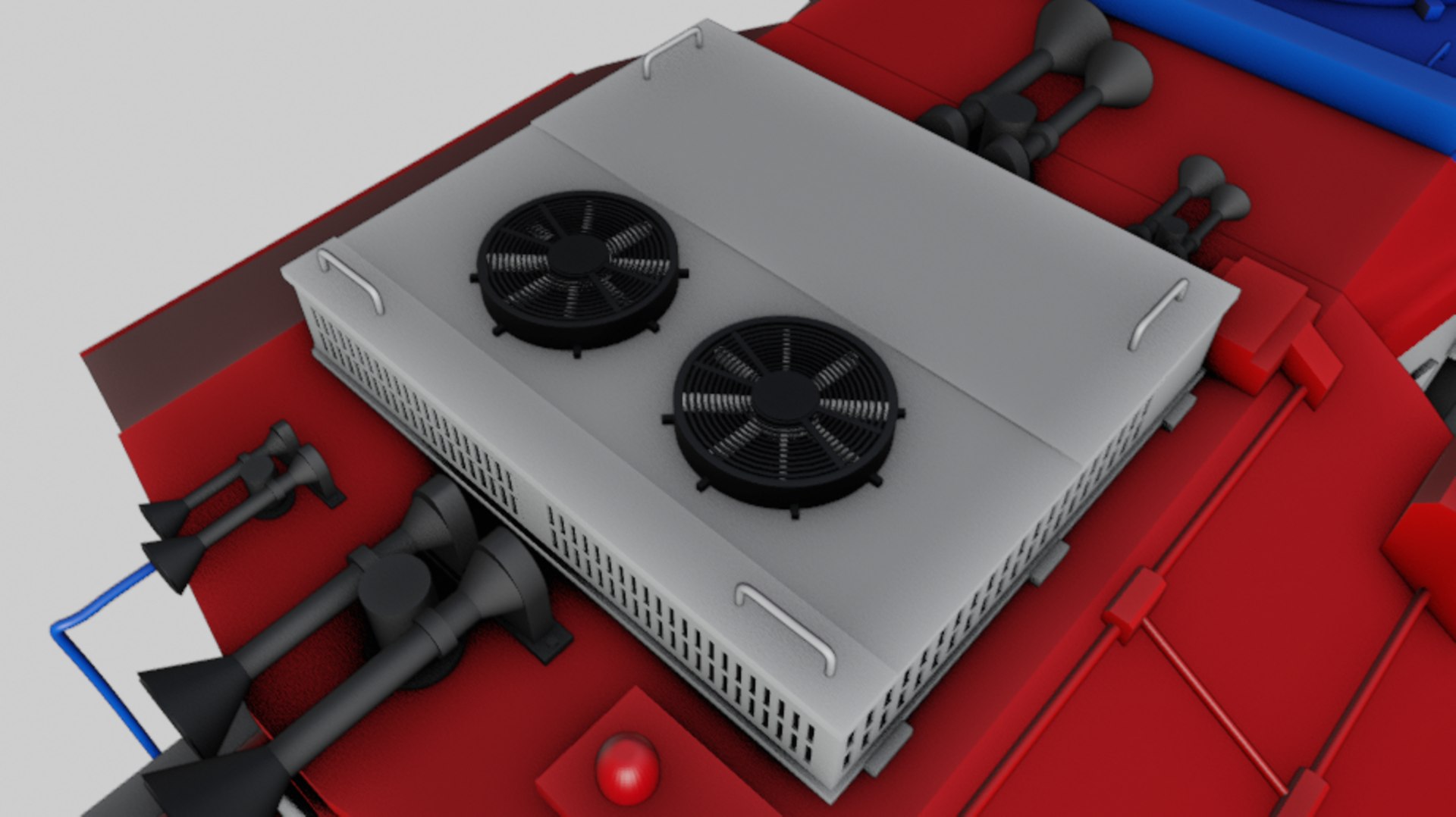 3D EMD GT26CW 2 South Korea Locomotive Train - TurboSquid 2143613