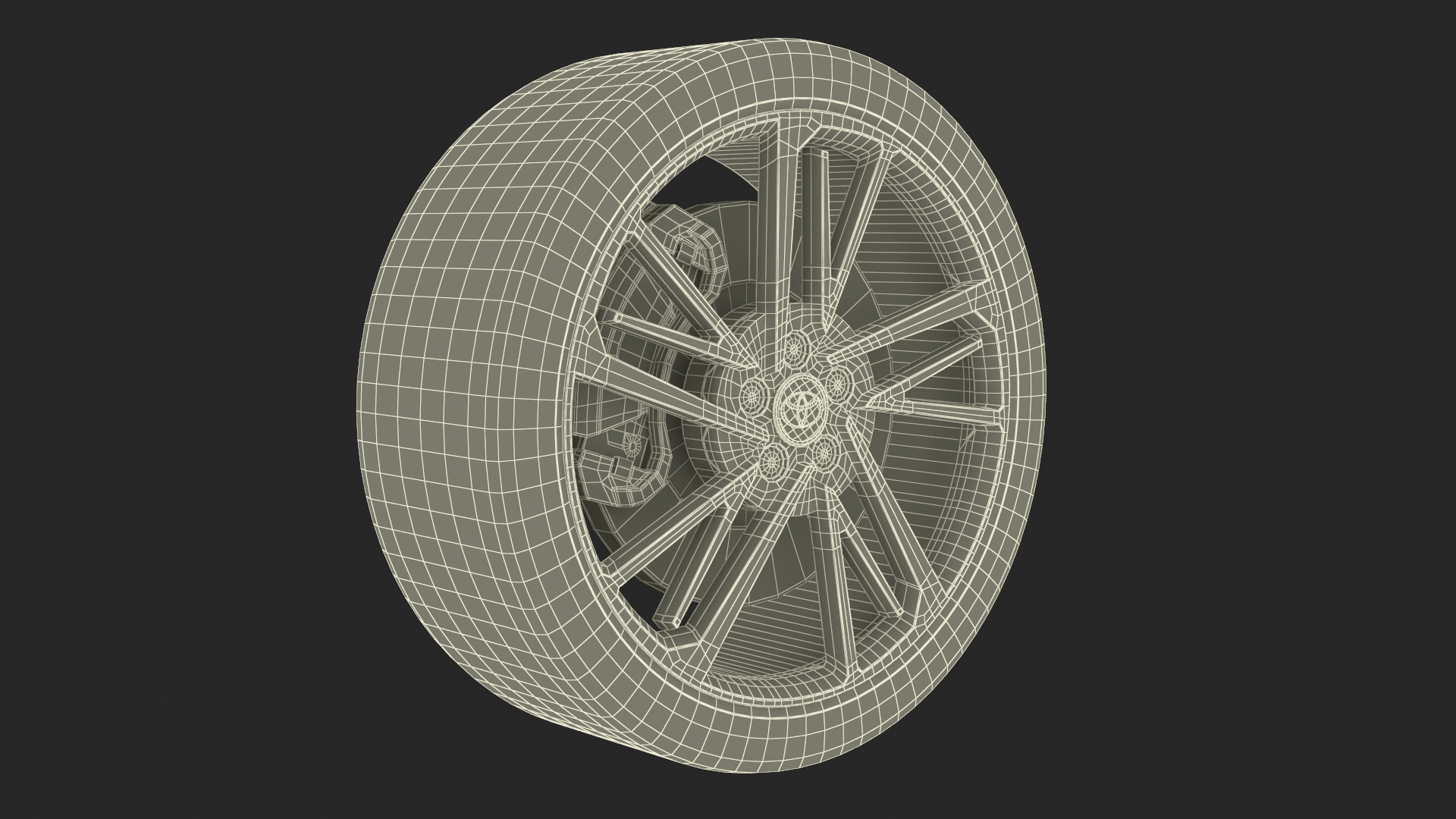 Toyota Camry Wheel 3D Model - TurboSquid 2342329