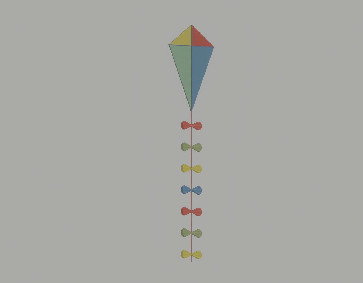 Kite 3D Model - TurboSquid 2198867