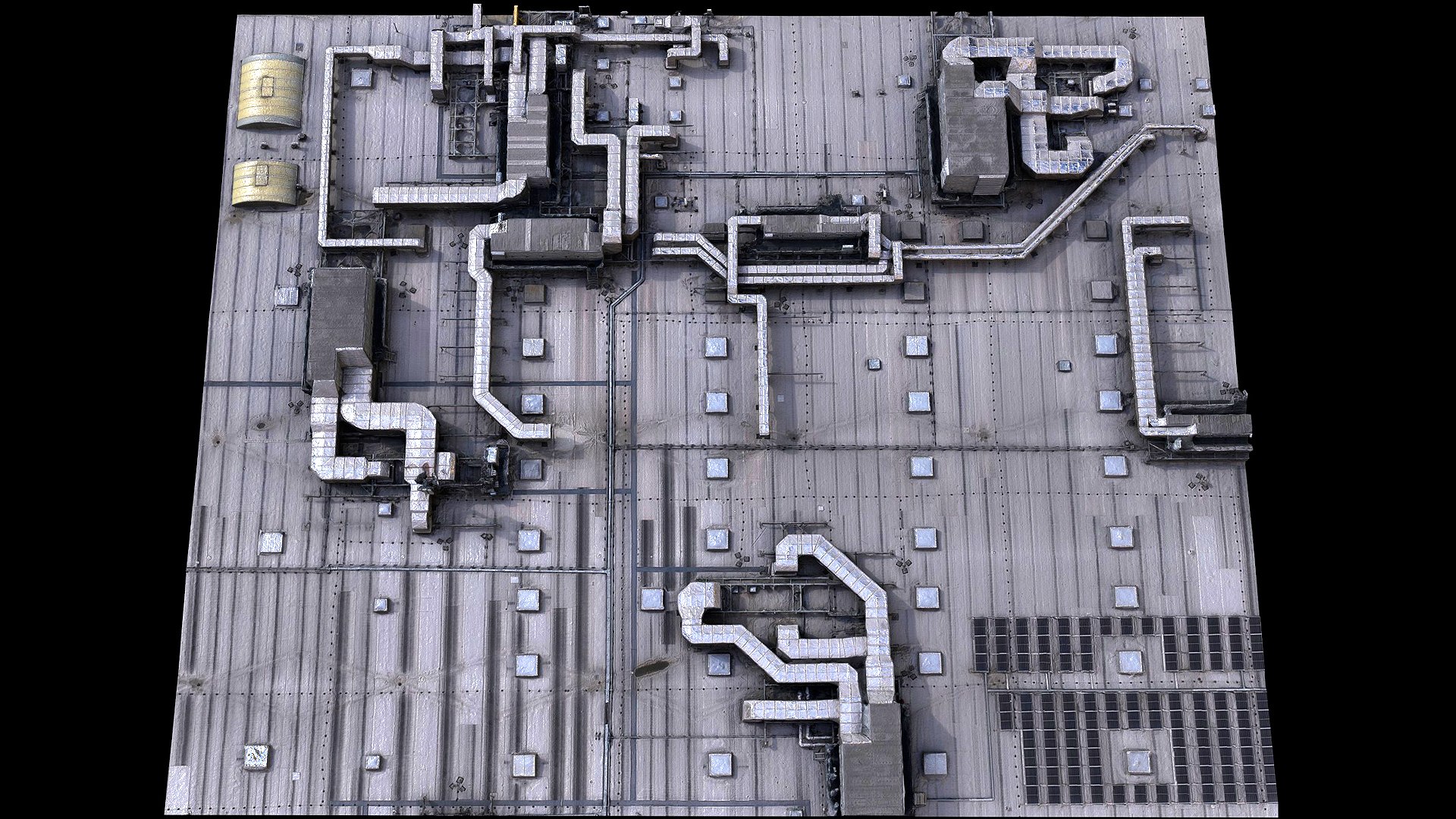 Factory Roof Airvents Vent-systems Kitbash Photogrammetry 3D Model - TurboSquid 2338401