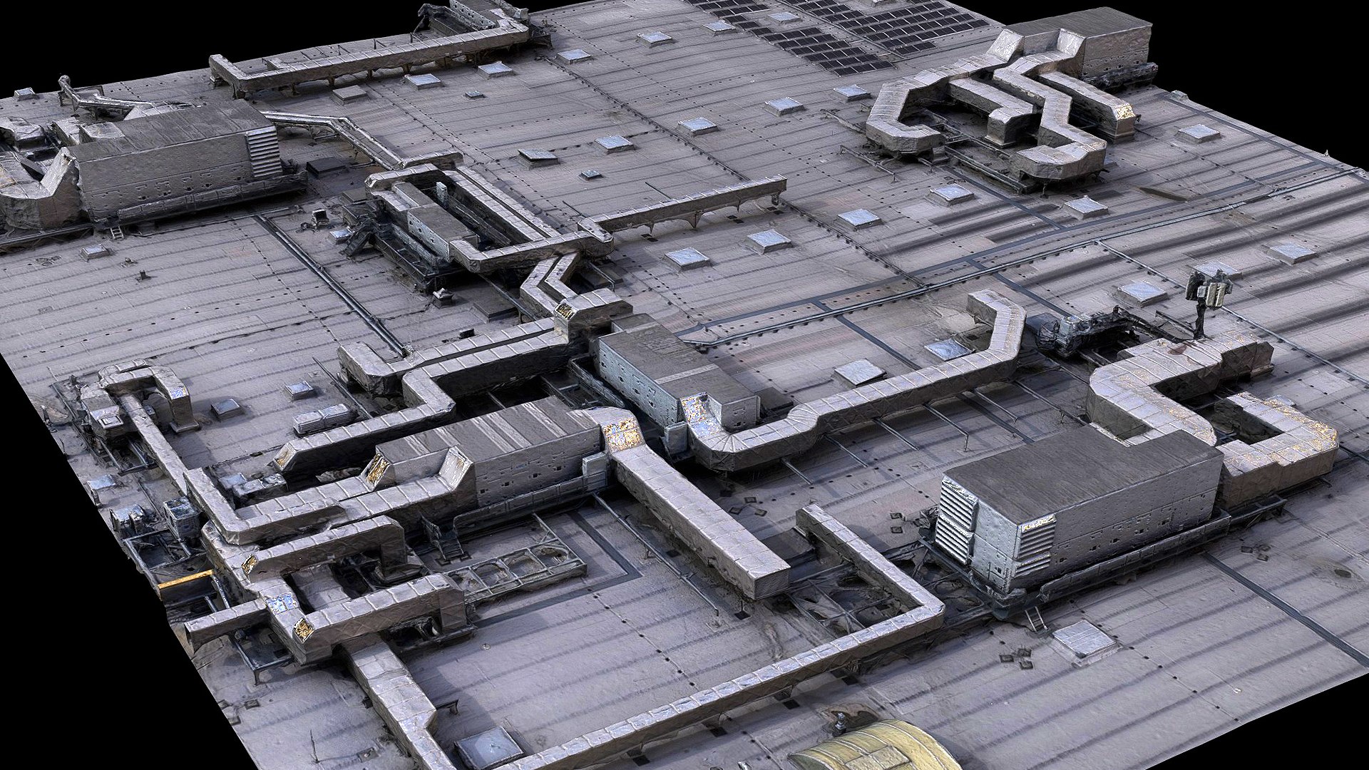 Factory Roof Airvents Vent-systems Kitbash Photogrammetry 3D Model - TurboSquid 2338401