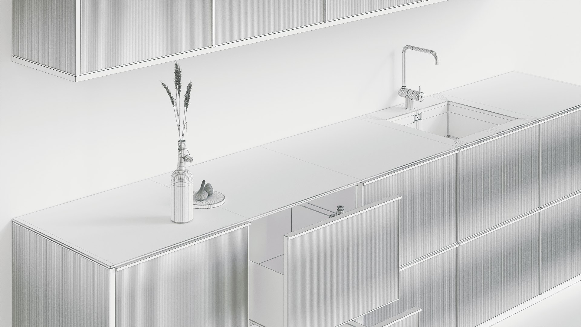 CPH Reform Reflect Metal Kitchen 3D Model - TurboSquid 2052579