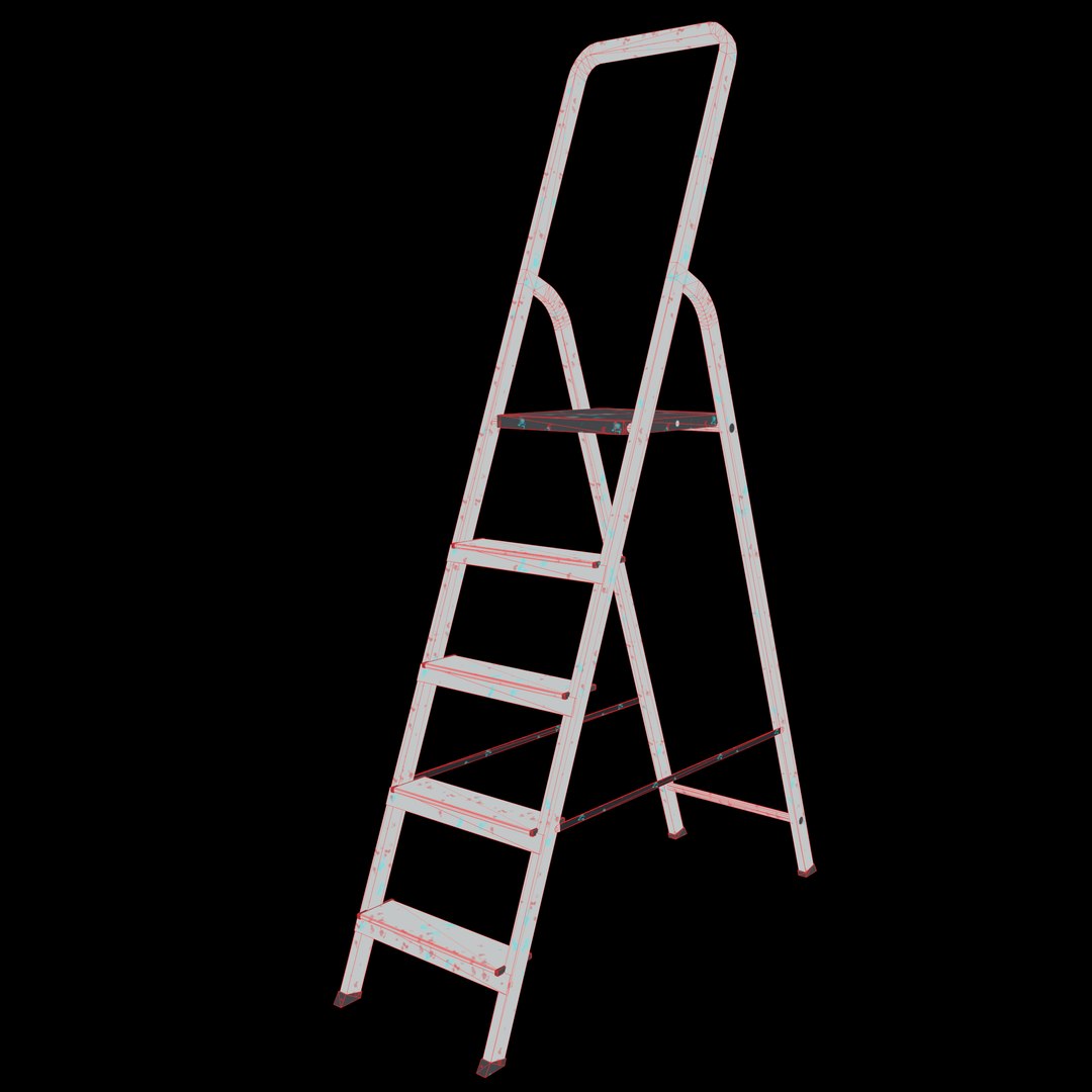 Work Step Ladder 3D Model - TurboSquid 1849787