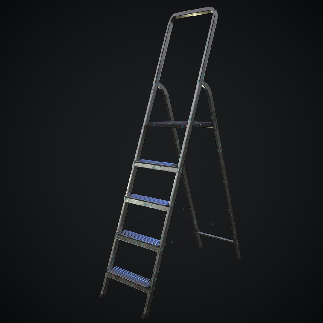 Work Step Ladder 3D Model - TurboSquid 1849787