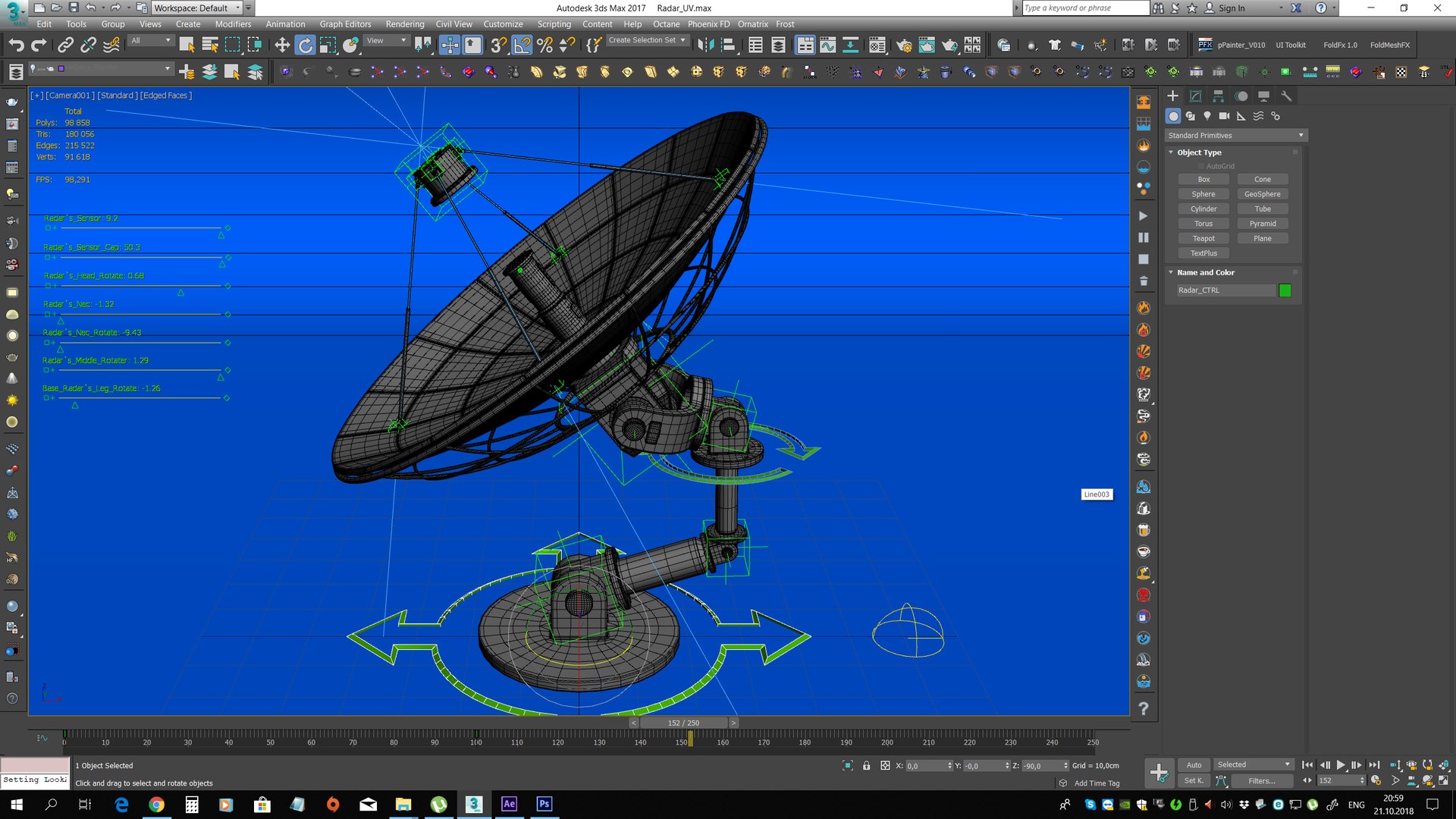 Radar 3D Model - TurboSquid 1515861