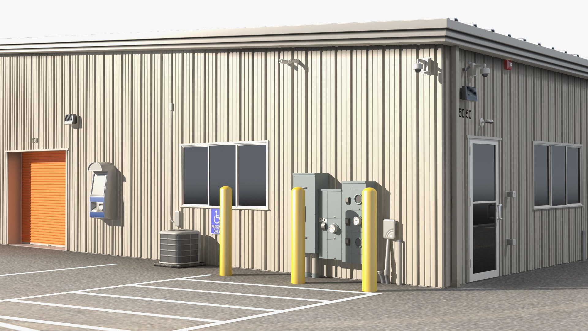 3D Storage Unit Building model - TurboSquid 2080762