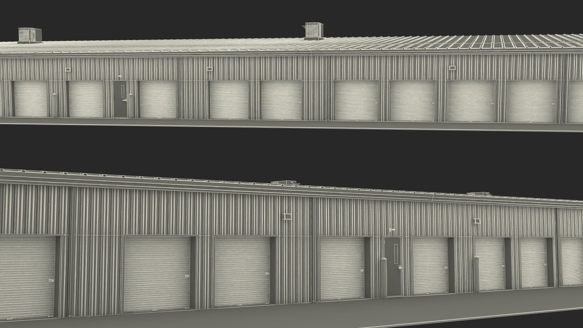 3D Storage Unit Building model - TurboSquid 2080762
