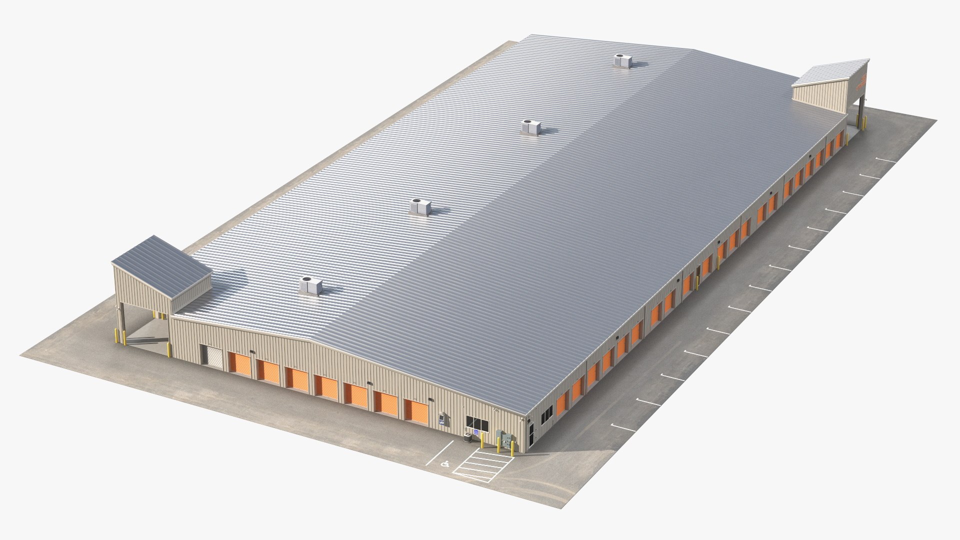 3D Storage Unit Building model - TurboSquid 2080762