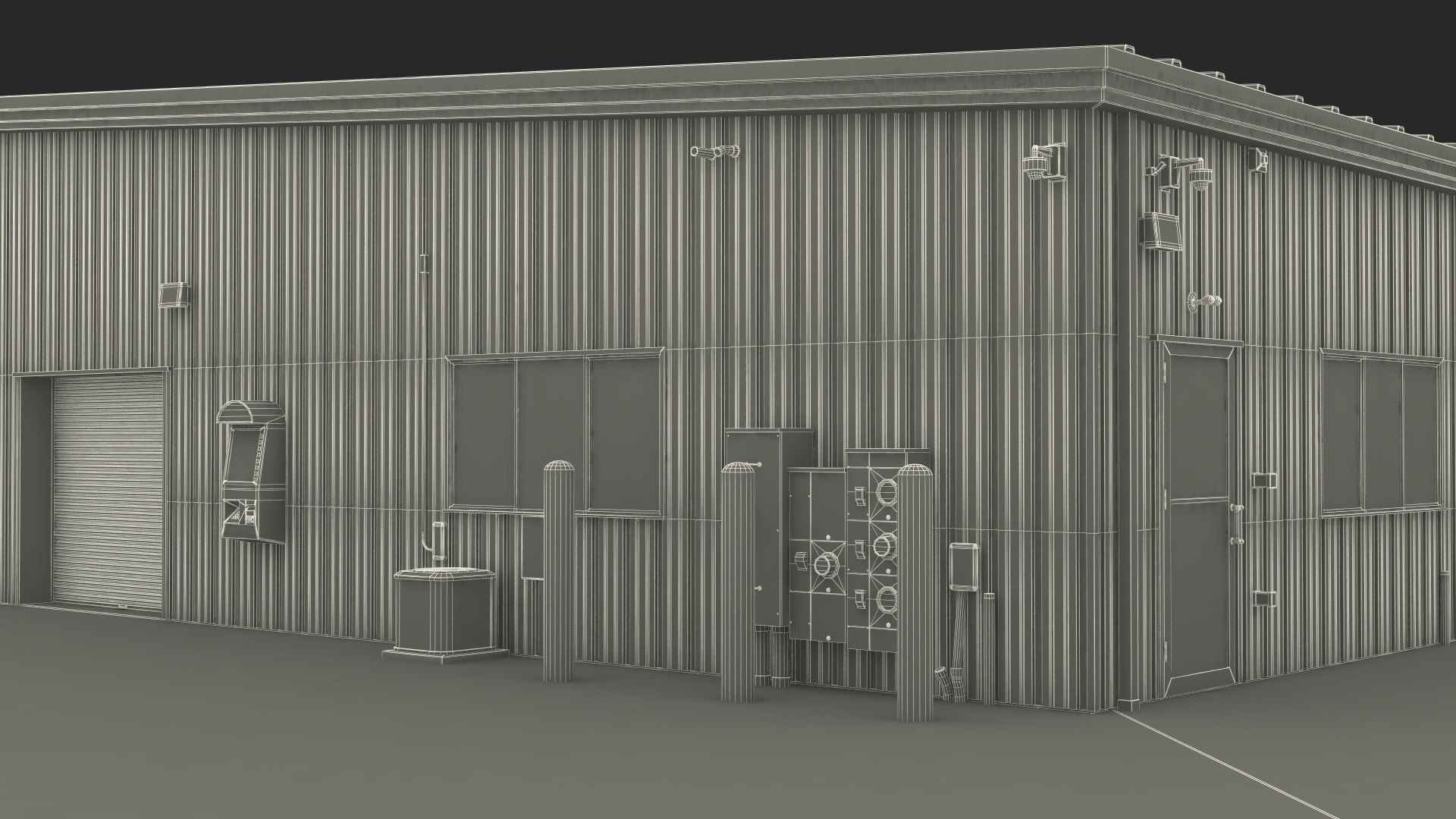 3D Storage Unit Building model - TurboSquid 2080762