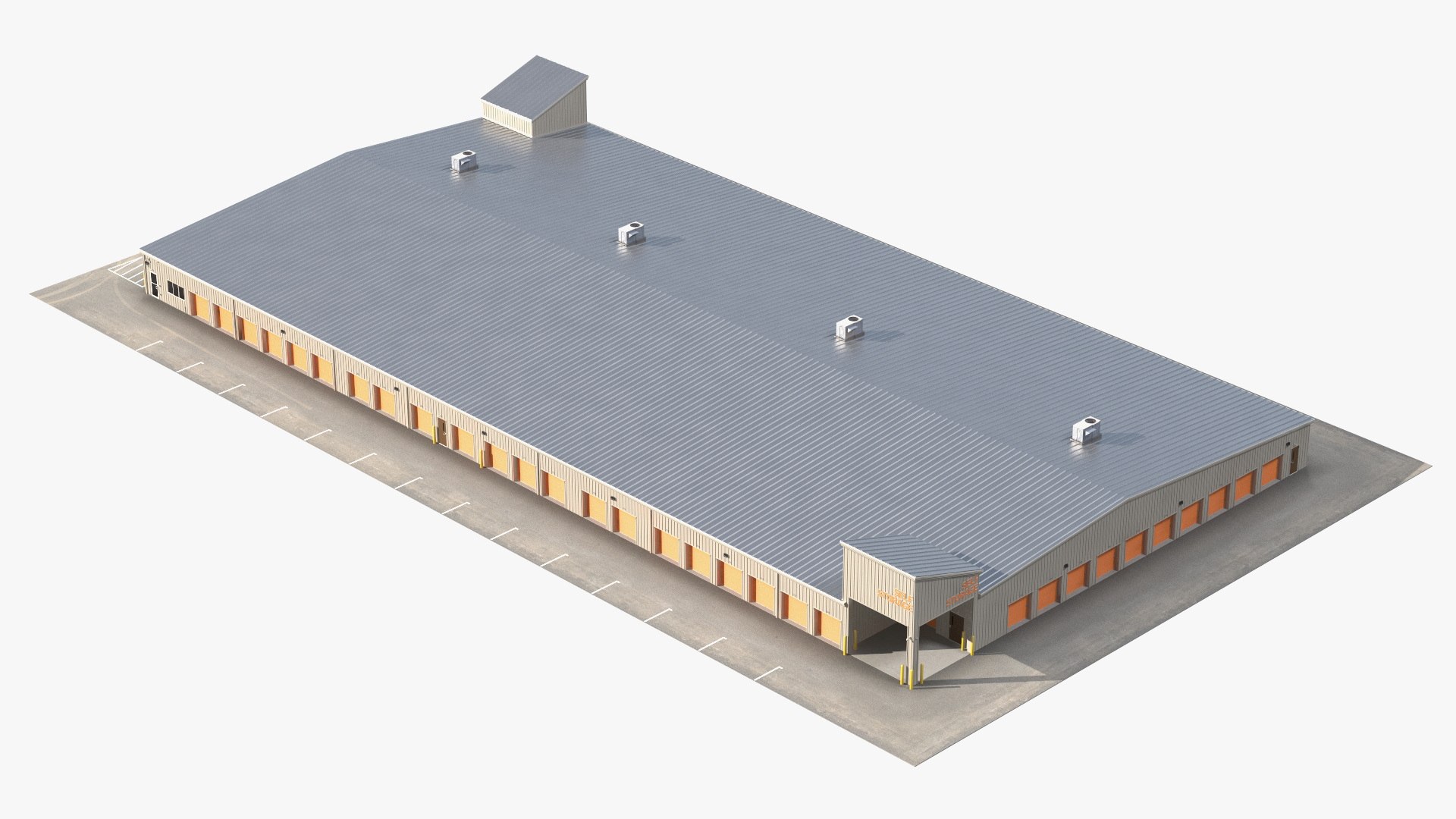 3D Storage Unit Building model - TurboSquid 2080762