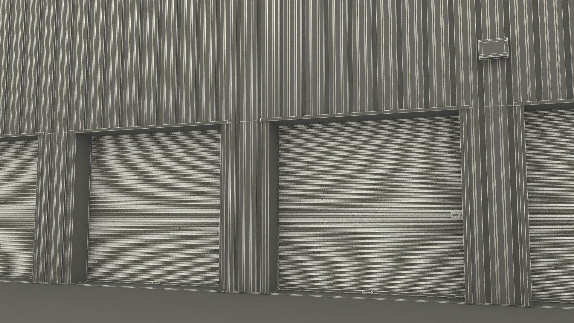 3D Storage Unit Building model - TurboSquid 2080762