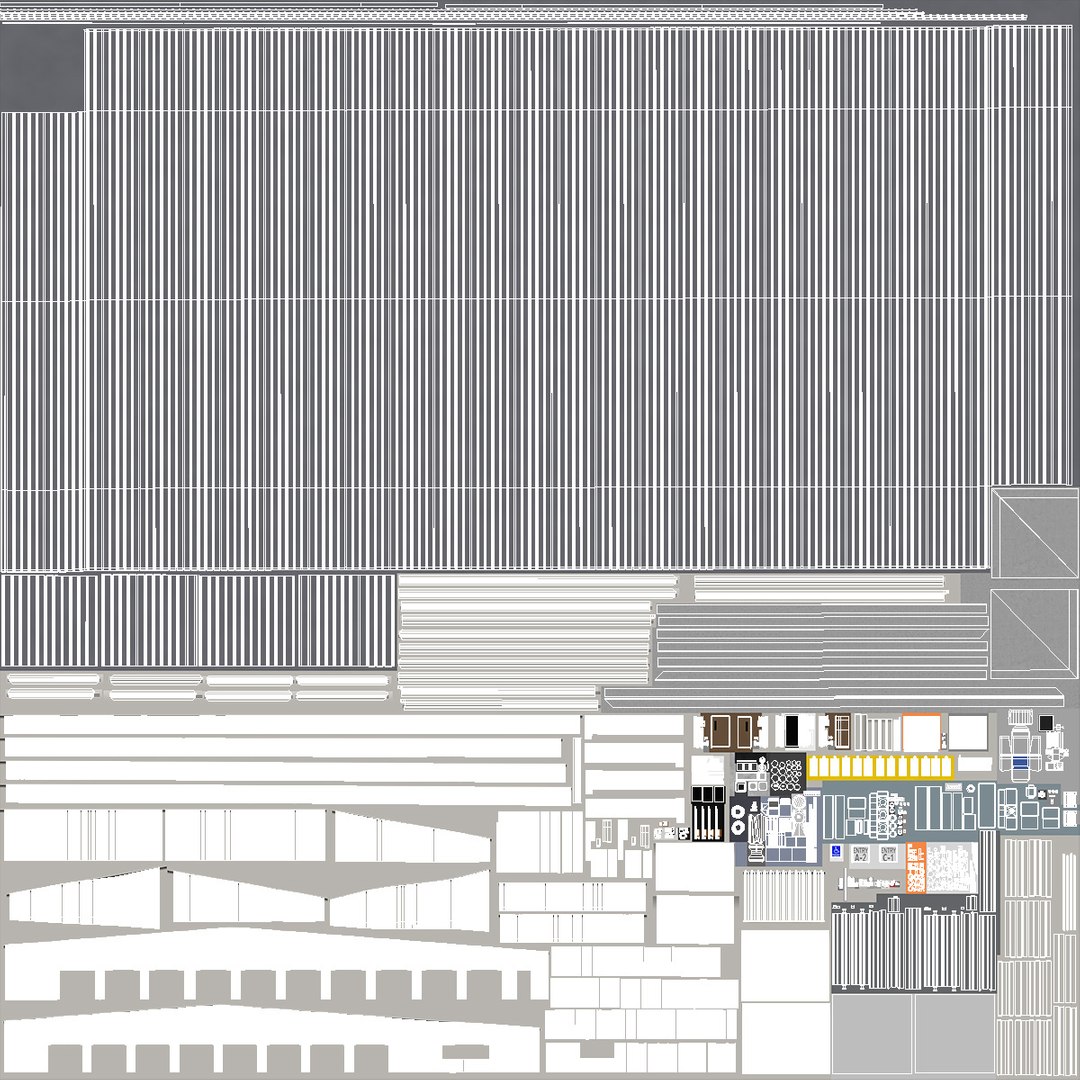 3D Storage Unit Building model - TurboSquid 2080762