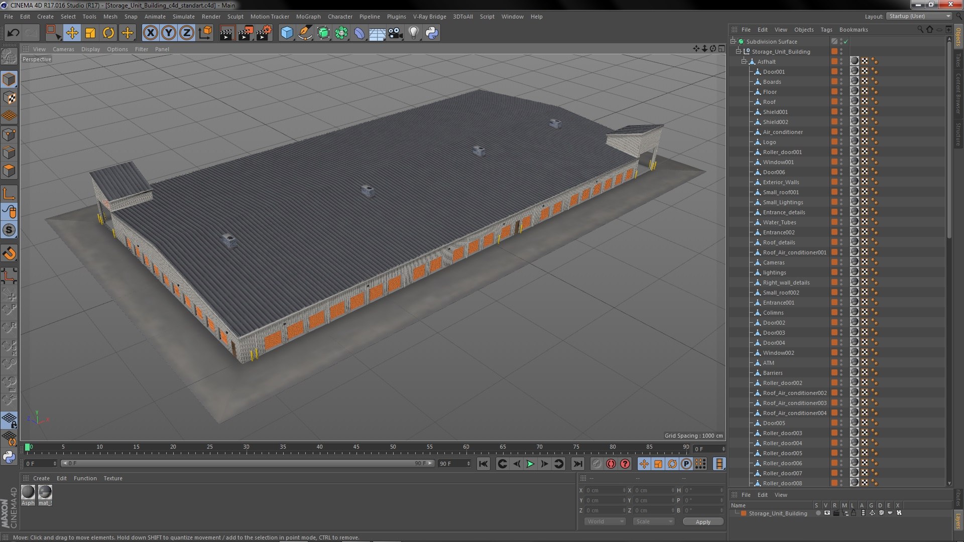 3D Storage Unit Building model - TurboSquid 2080762