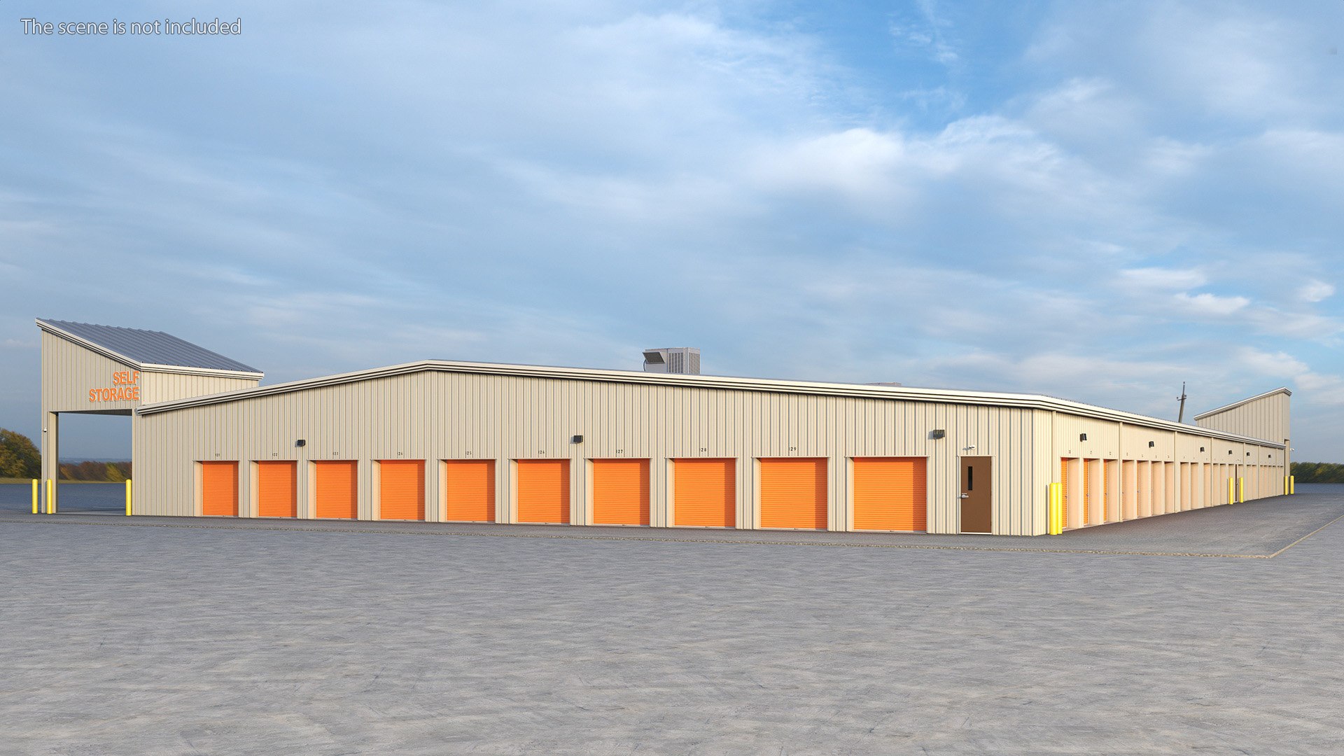 3D Storage Unit Building model - TurboSquid 2080762