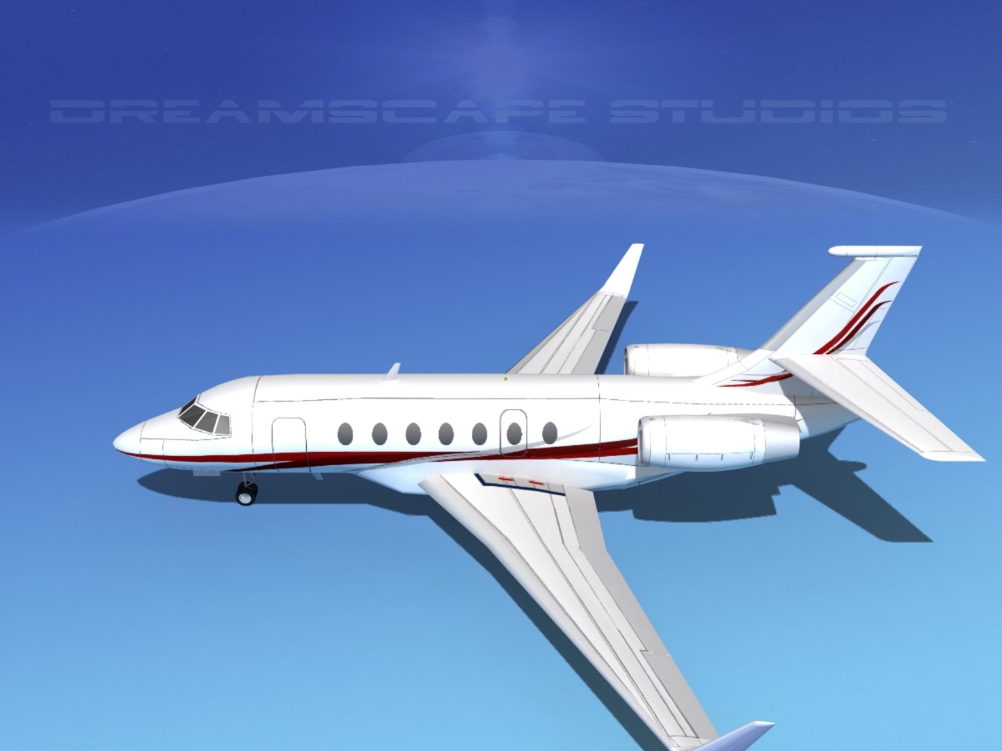 turbines falcon dassault 2000 3ds
