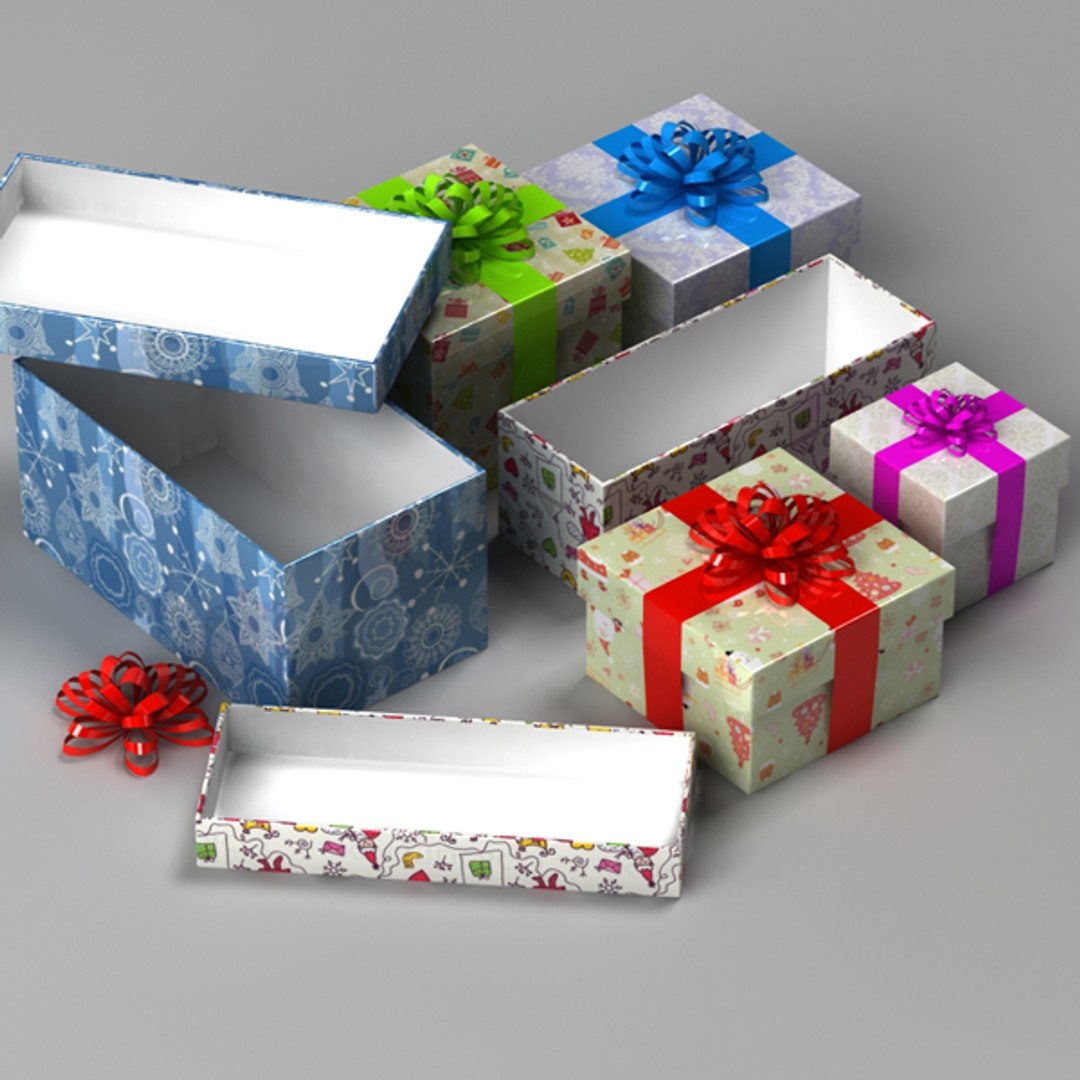 Gift Box 3d 3ds