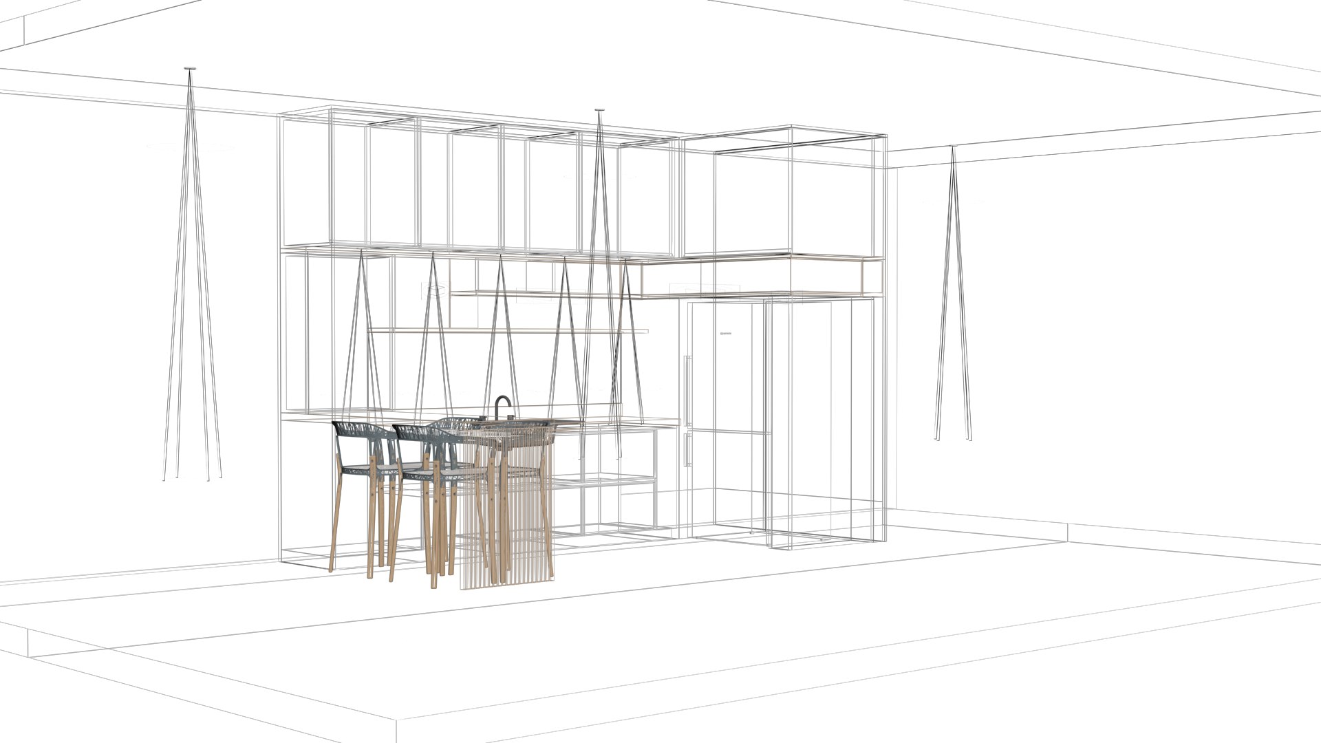 Modern Kitchen Pantry 3D Model - TurboSquid 1768704