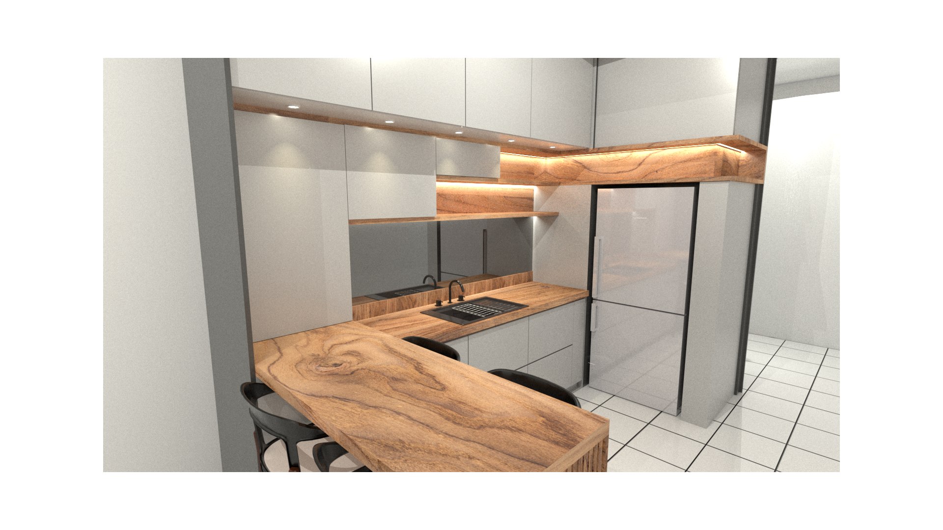 Modern Kitchen Pantry 3D Model - TurboSquid 1768704