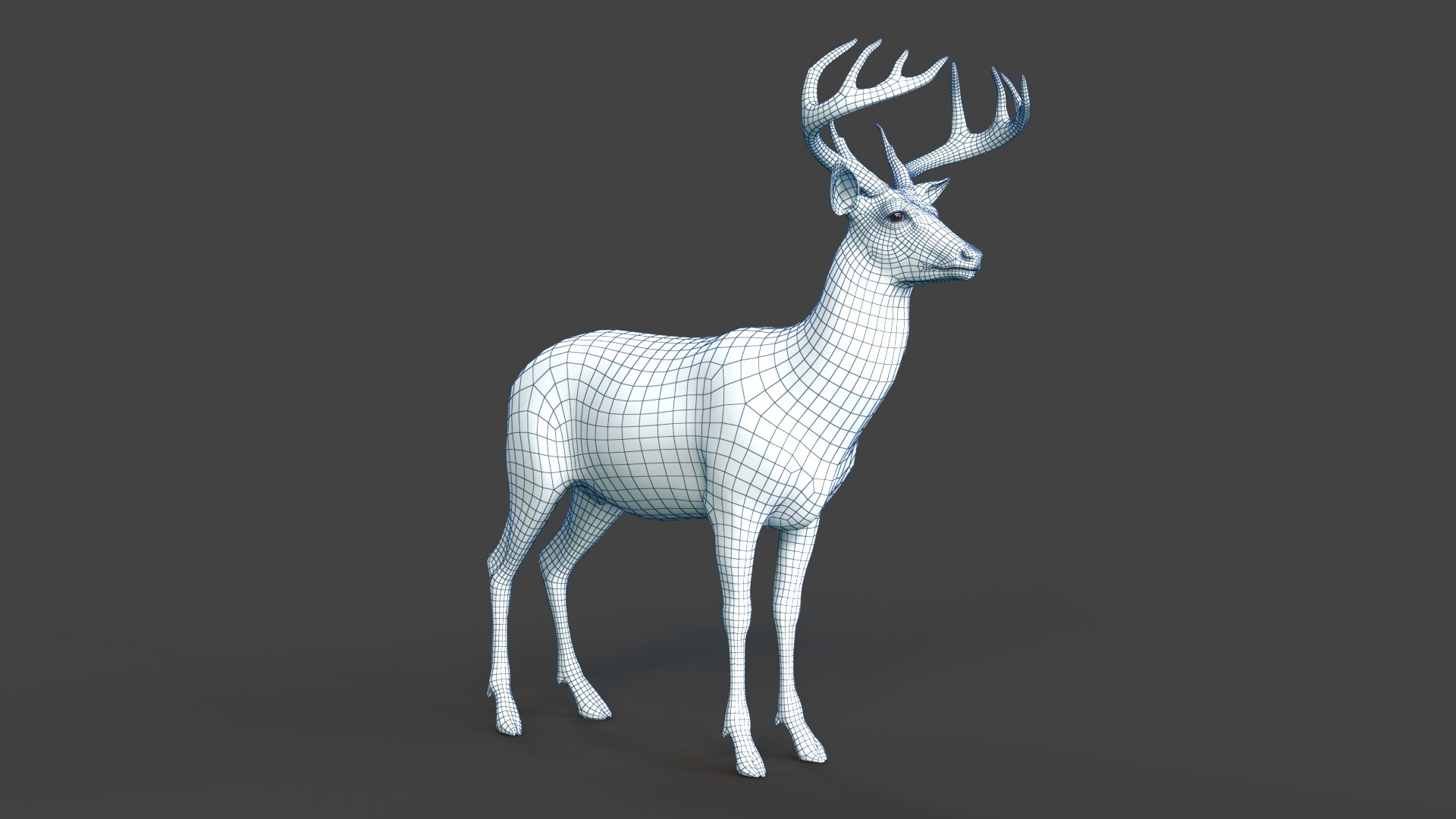 3D Male Deer - TurboSquid 1829518