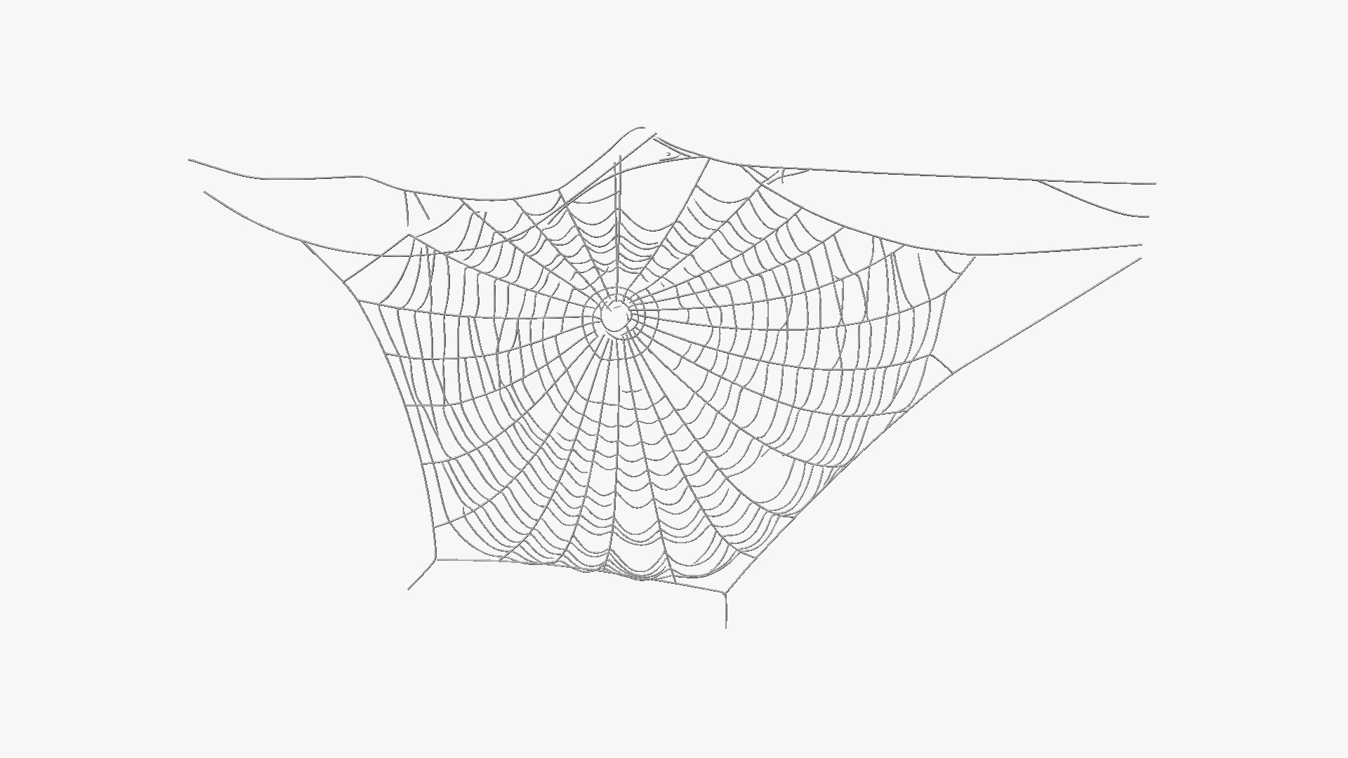 3D Model Spider Web - TurboSquid 1953052