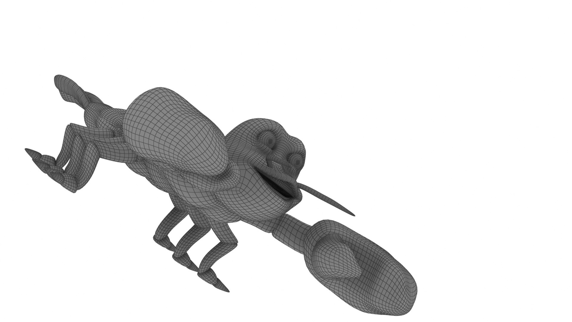 Cartoon Lobster 3D Model - TurboSquid 2097349