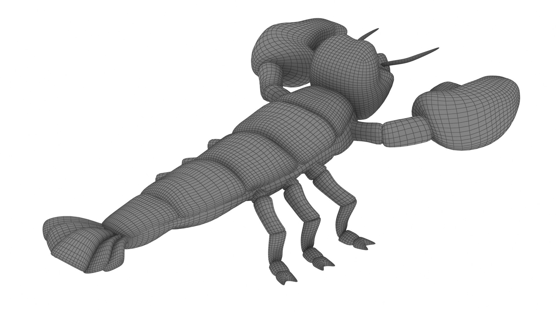 Cartoon Lobster 3D Model - TurboSquid 2097349