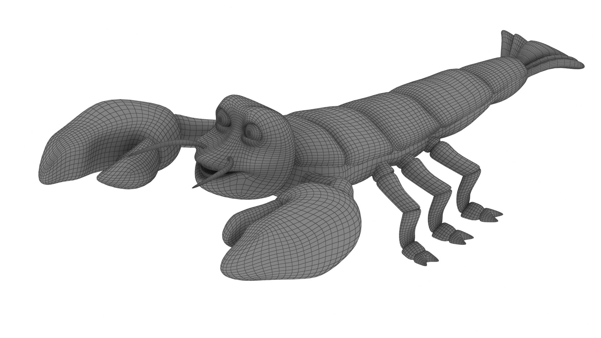 Cartoon Lobster 3D Model - TurboSquid 2097349