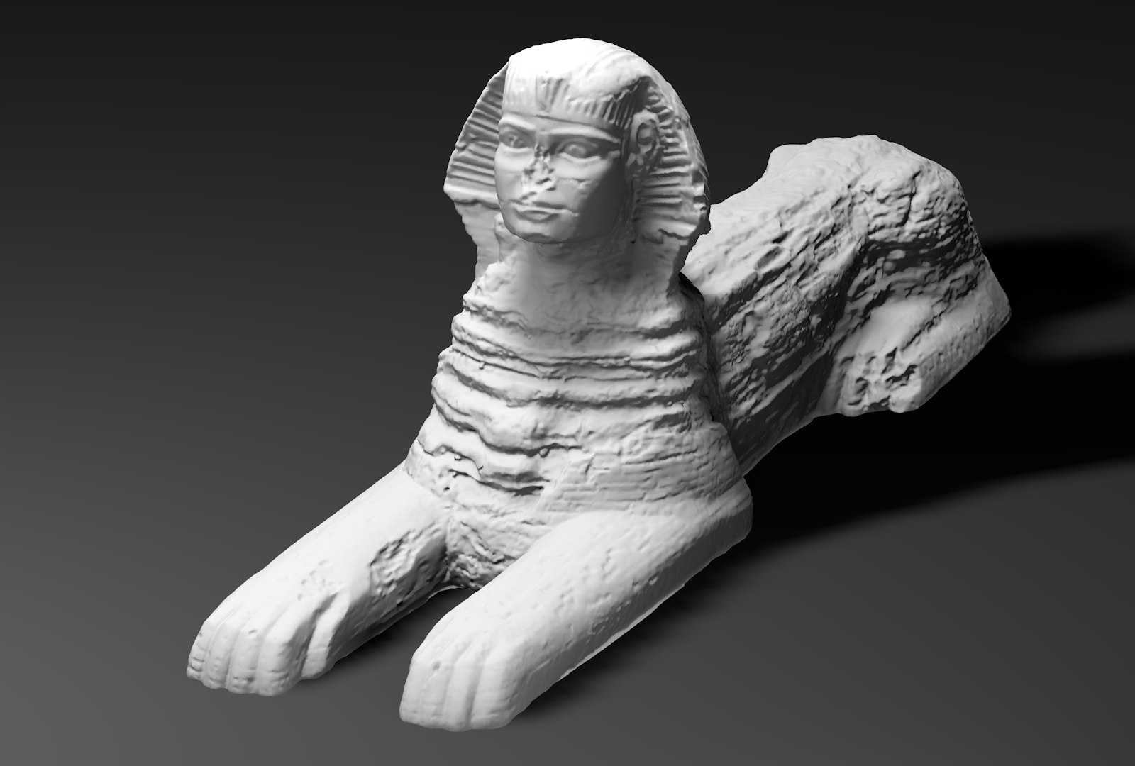 3D Great Sphinx Giza Model - TurboSquid 1589169