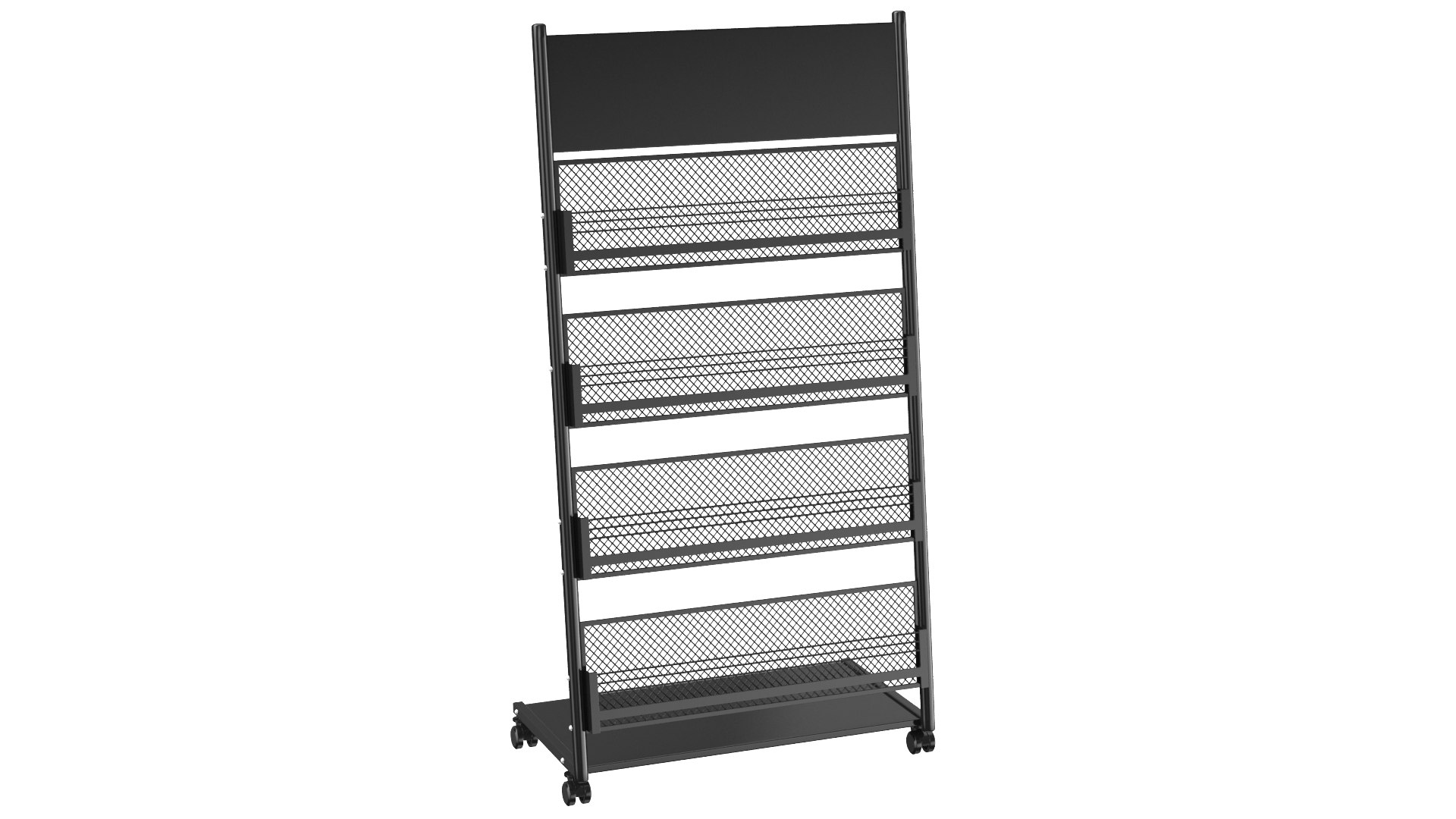 Three Detailed Magazine Racks With Magazines 3D - TurboSquid 2131525