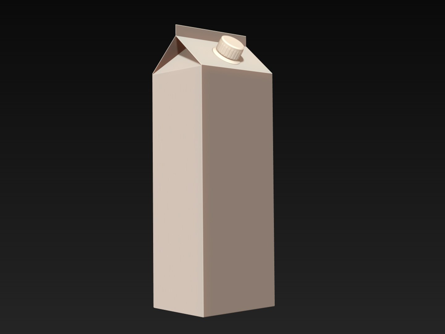 Milk Carton Obj