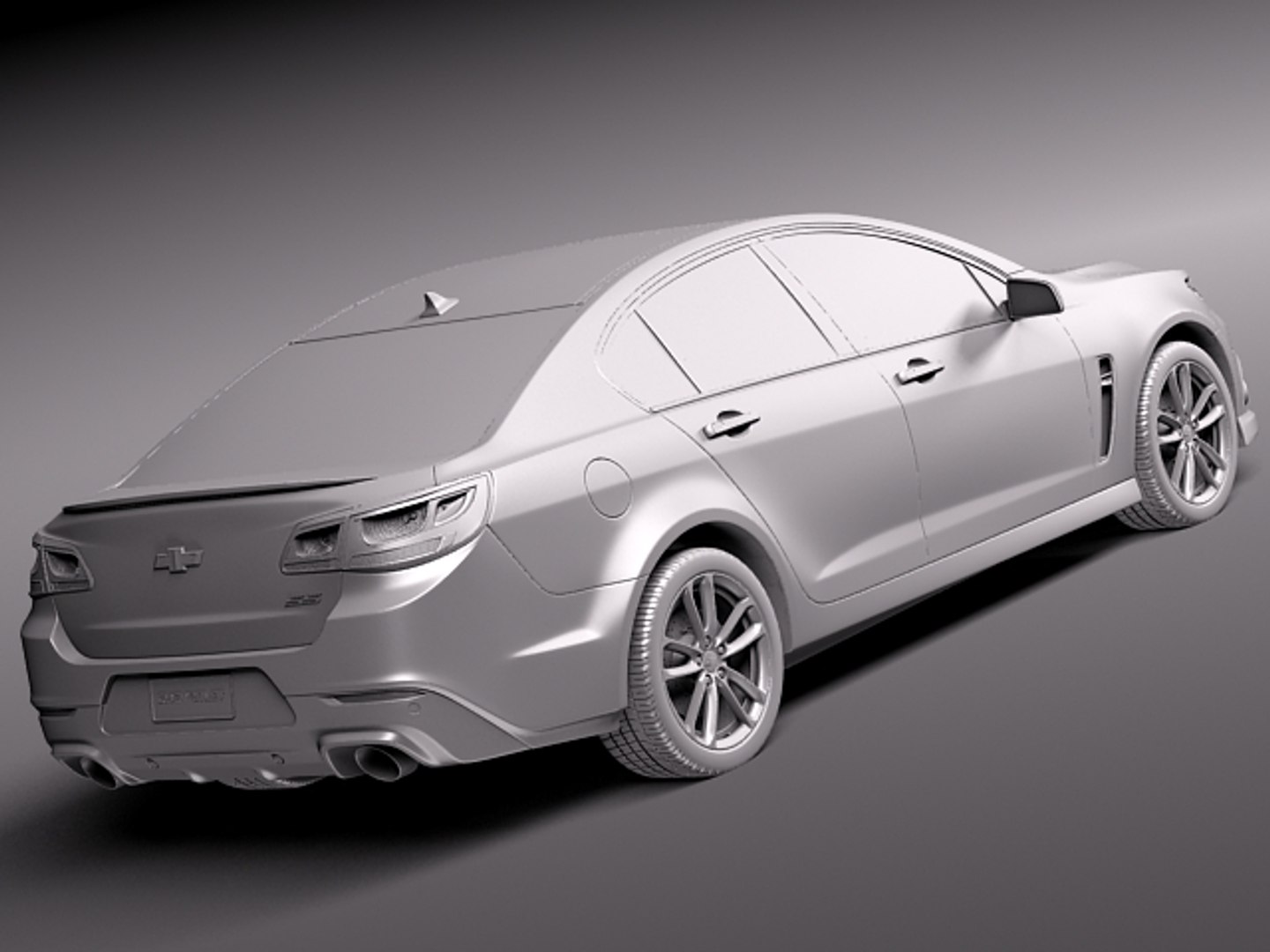 2013 2014 Chevrolet Chevy 3d Model