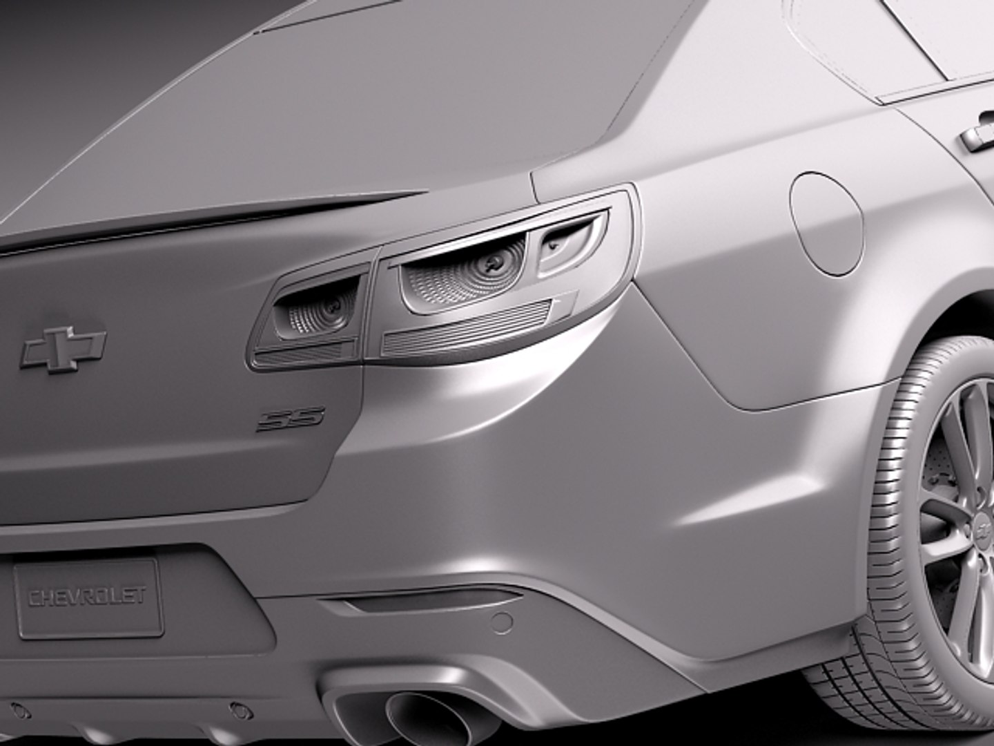 2013 2014 Chevrolet Chevy 3d Model