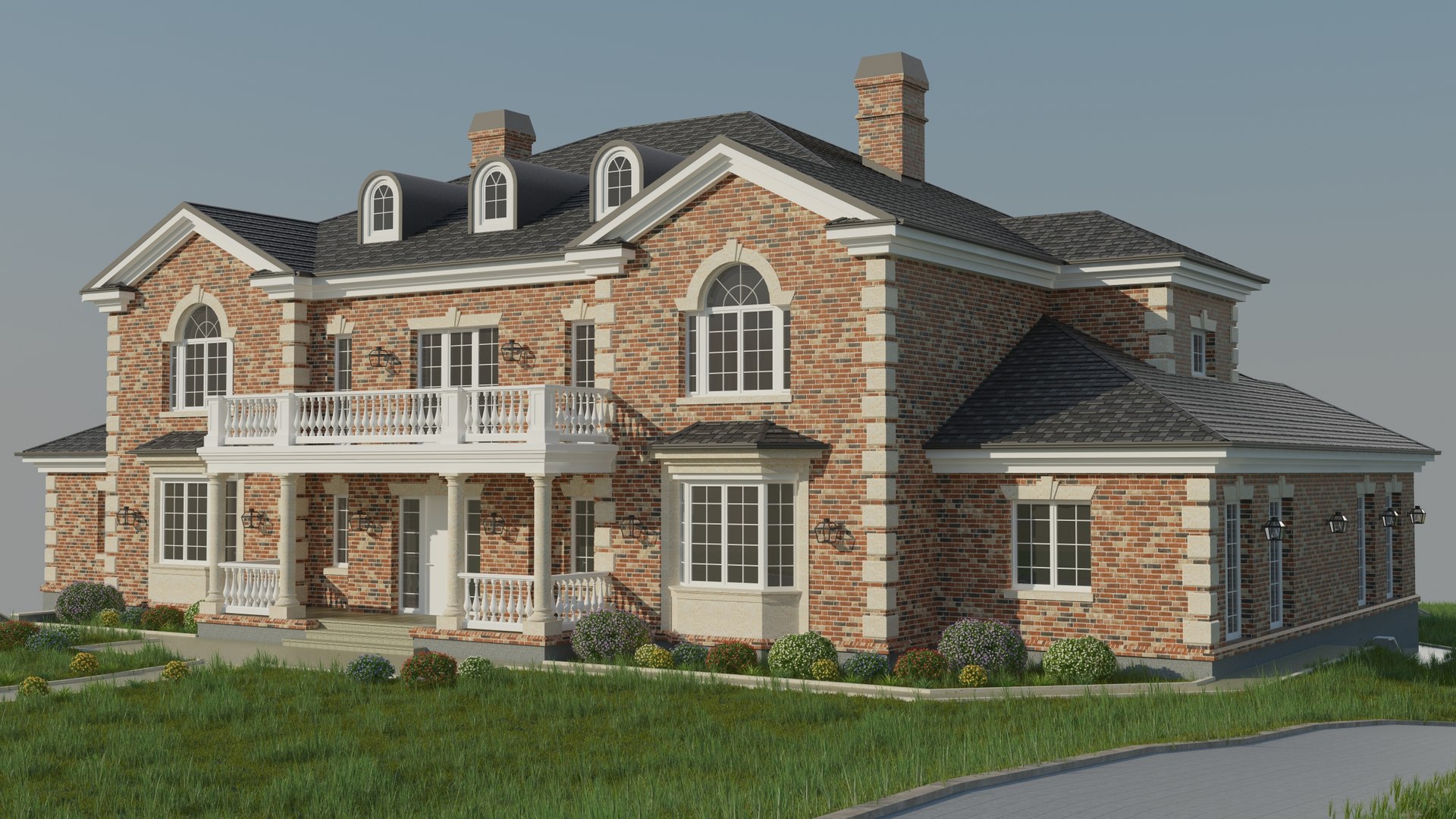 Classic Cottage 3d Model