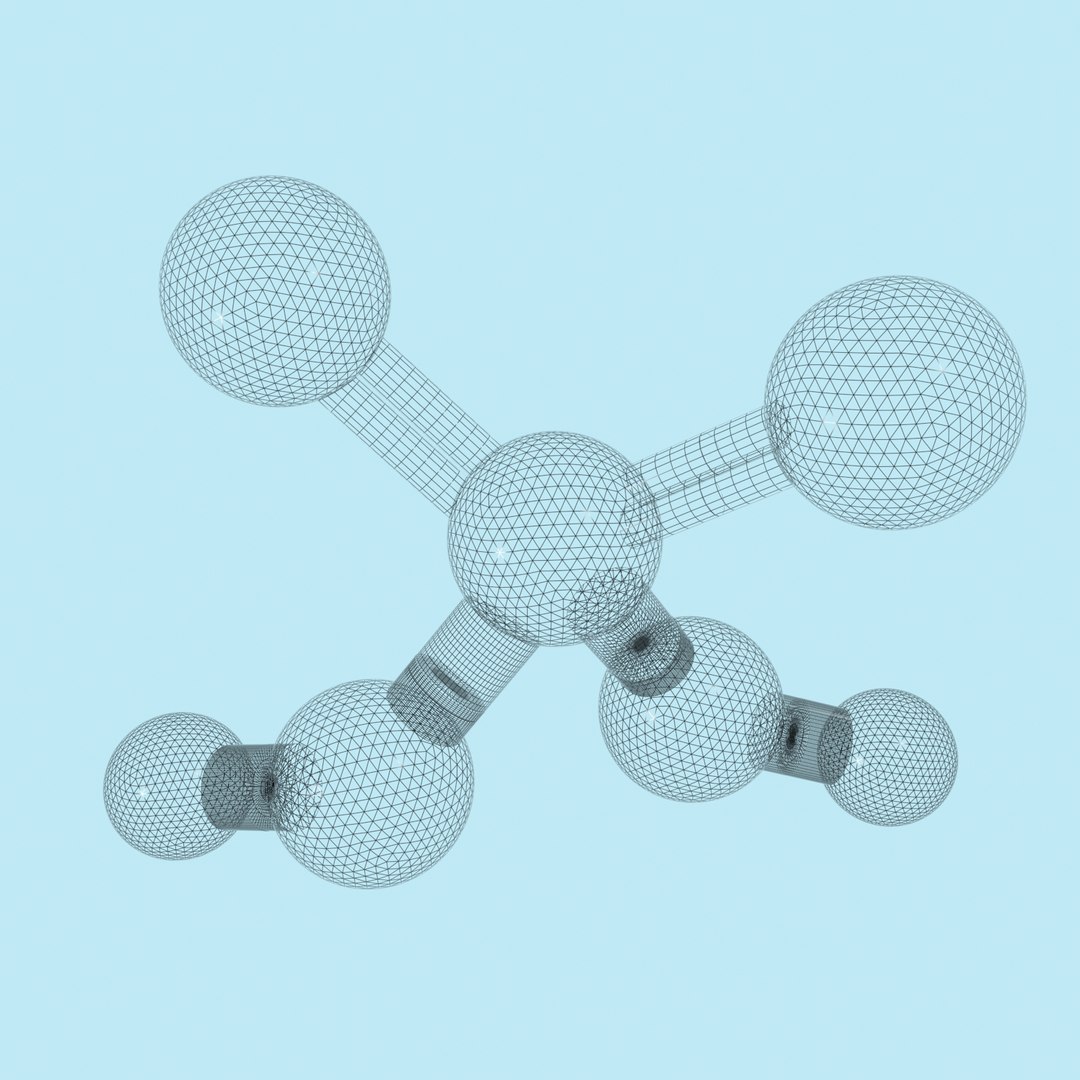 3ds Sulfuric Molecule Structure