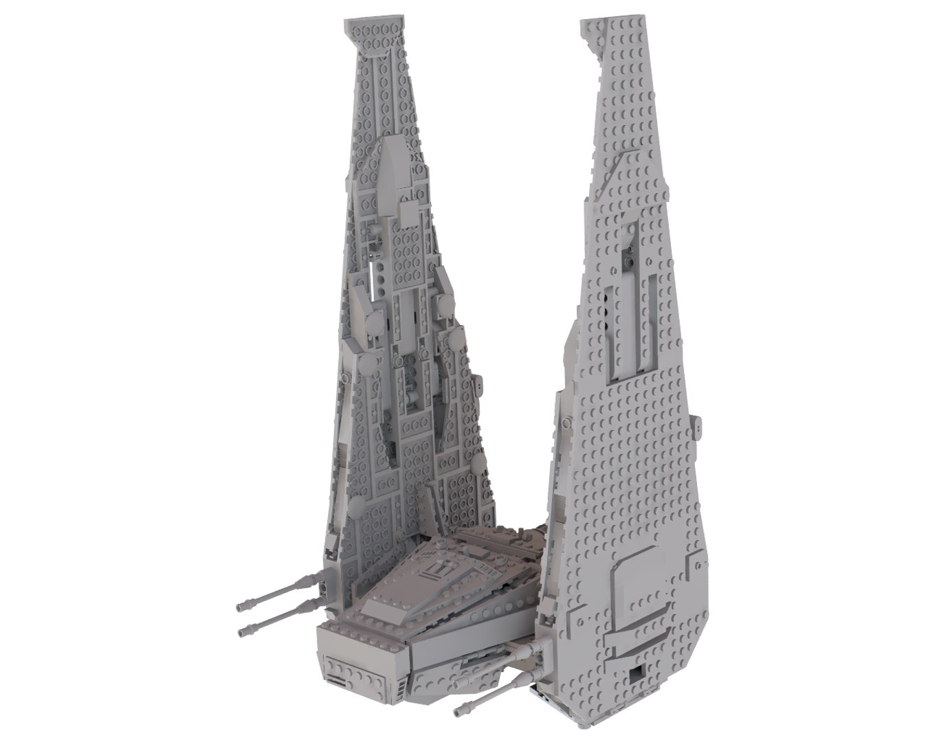 Lego Command Shuttle 3d Model