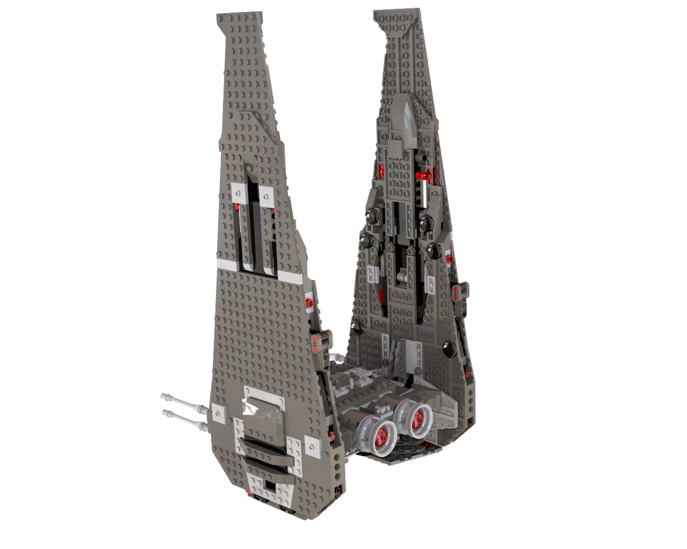 Lego Command Shuttle 3d Model