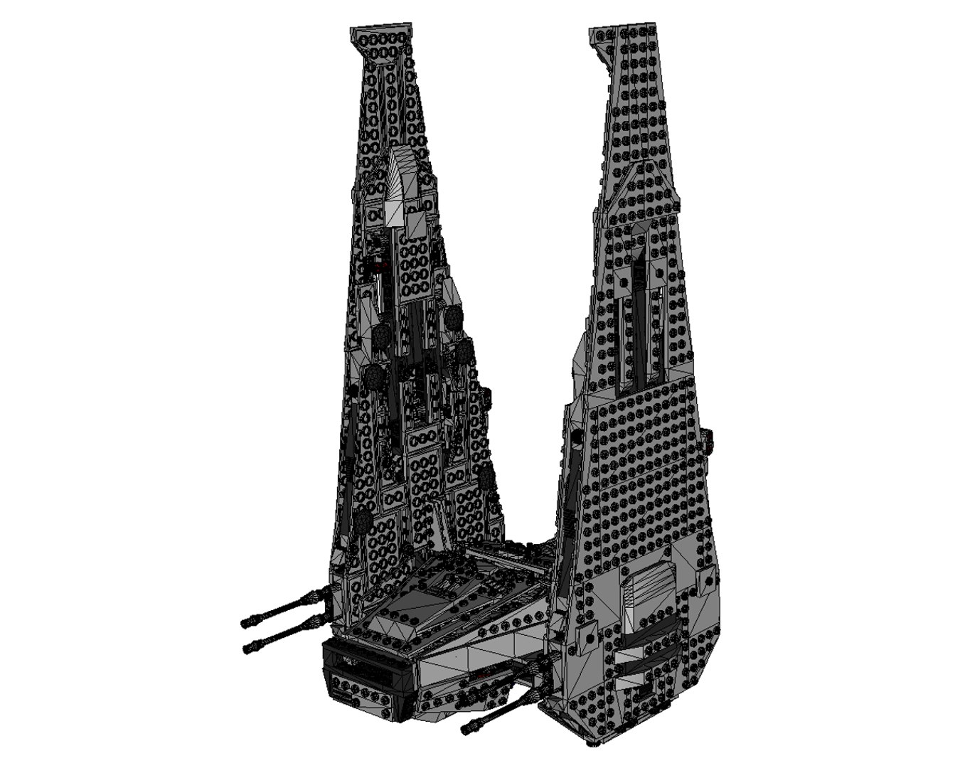 Lego Command Shuttle 3d Model
