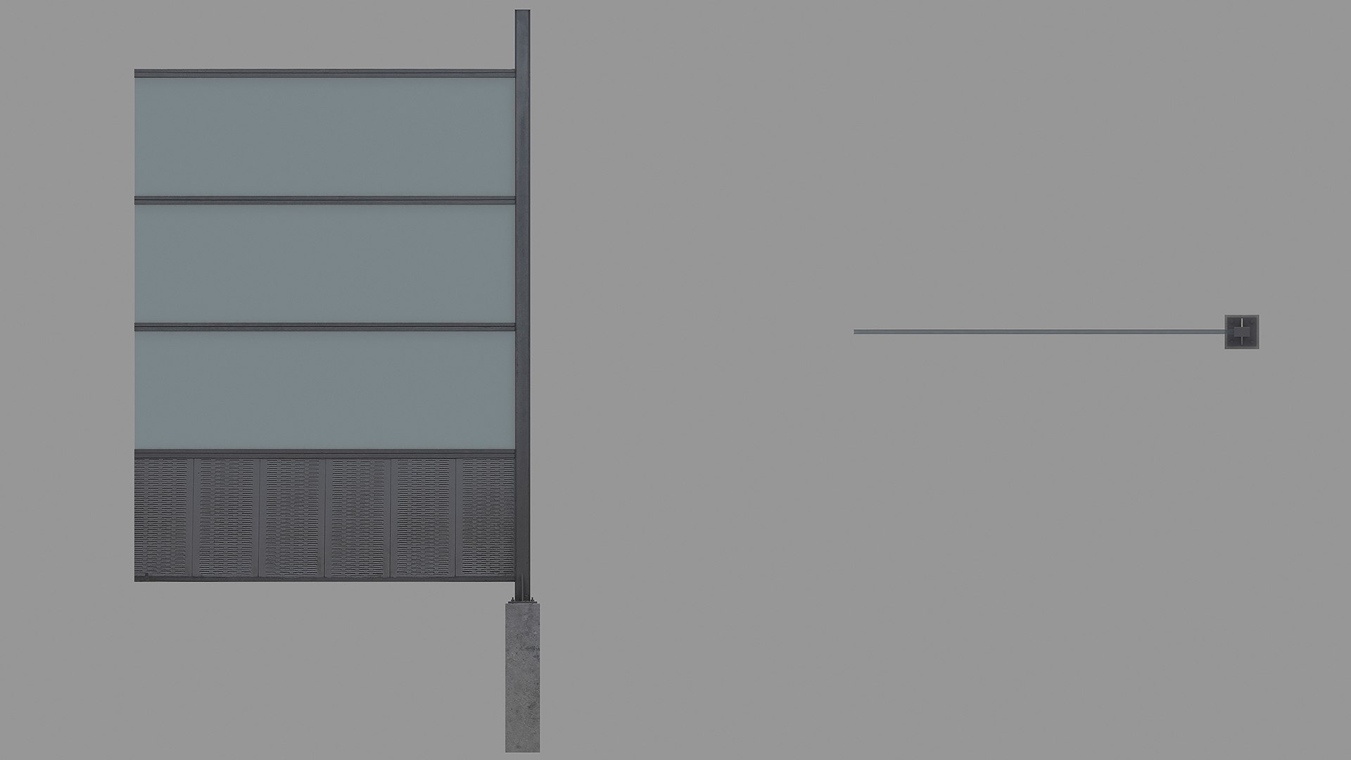 3D Noise Barrier - TurboSquid 1612674
