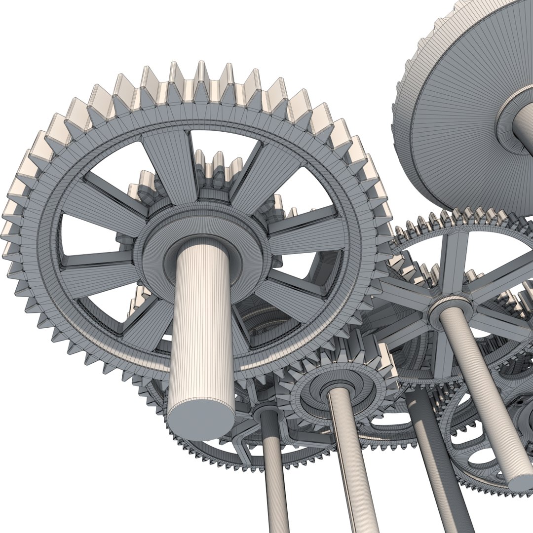 3D model gear mechanism set | 1148361 | TurboSquid