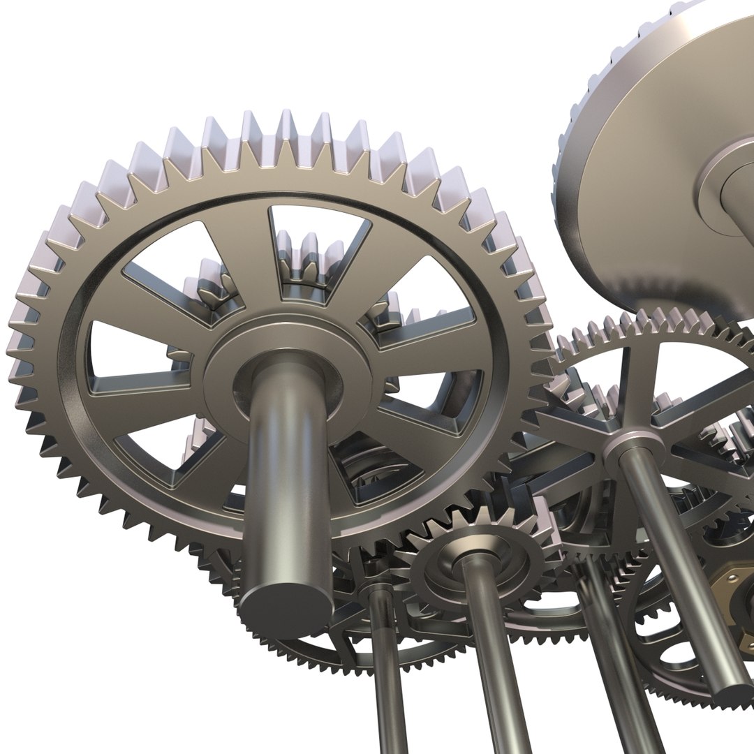 3D model gear mechanism set | 1148361 | TurboSquid