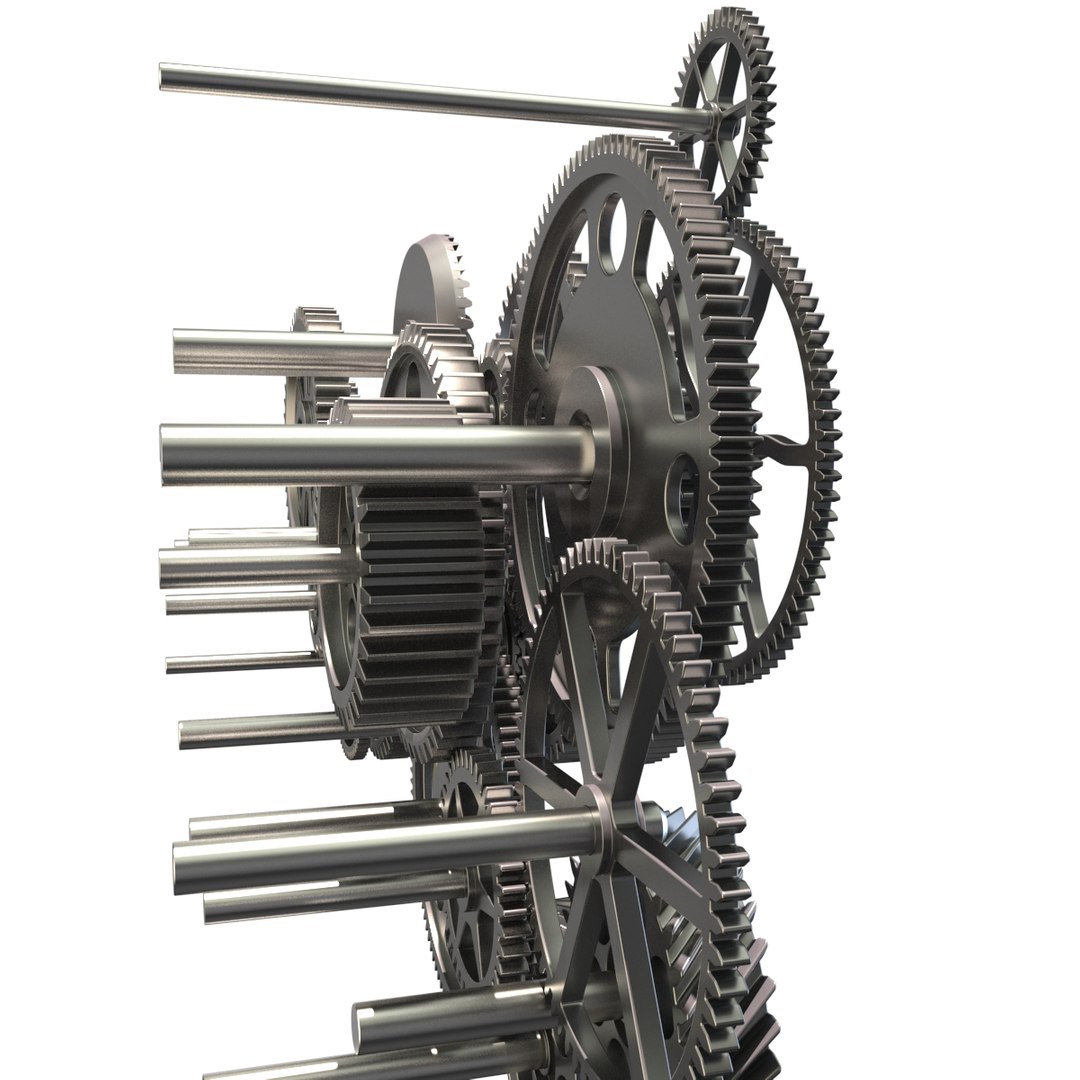 3D model gear mechanism set | 1148361 | TurboSquid