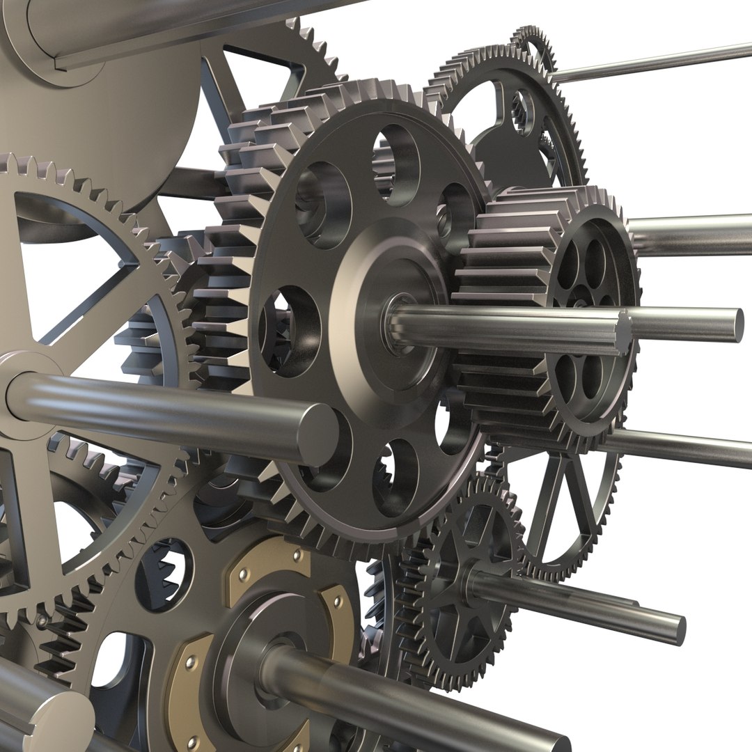 3D model gear mechanism set | 1148361 | TurboSquid
