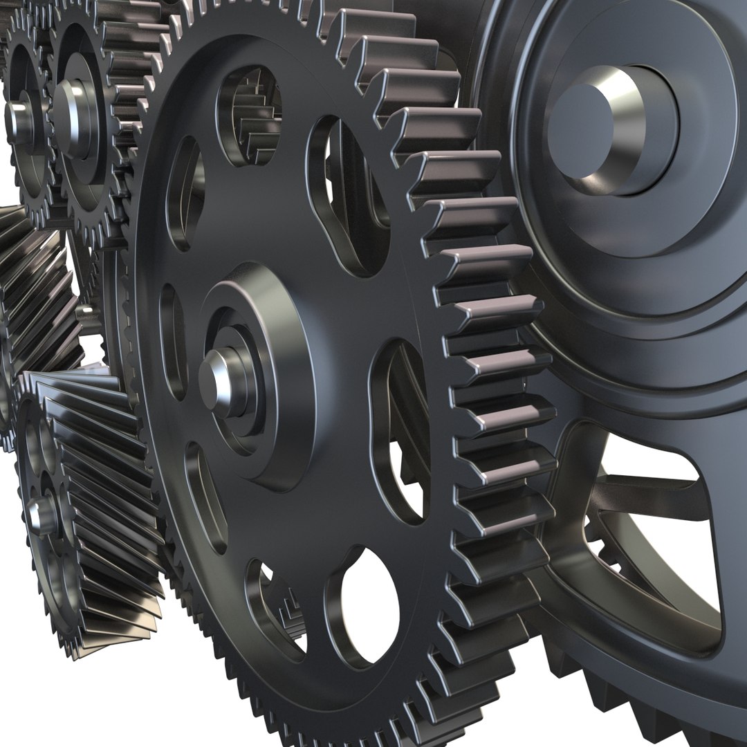 3D model gear mechanism set | 1148361 | TurboSquid