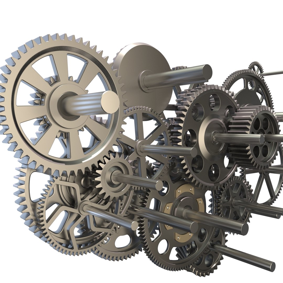 3D model gear mechanism set | 1148361 | TurboSquid