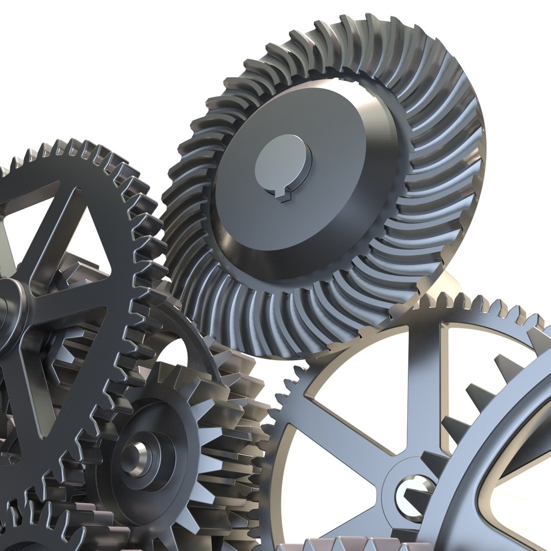 3D model gear mechanism set | 1148361 | TurboSquid