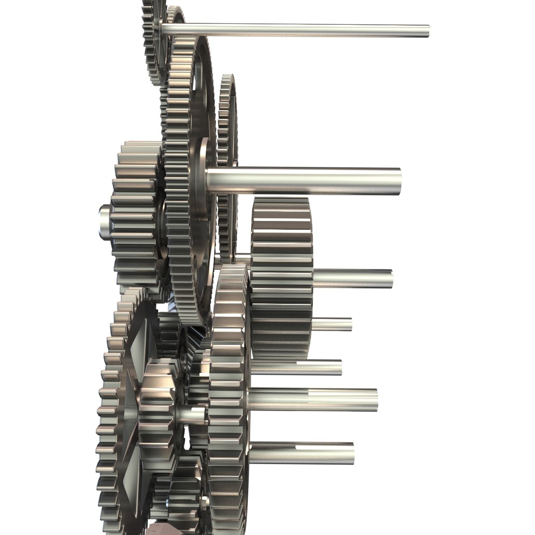 3D model gear mechanism set | 1148361 | TurboSquid