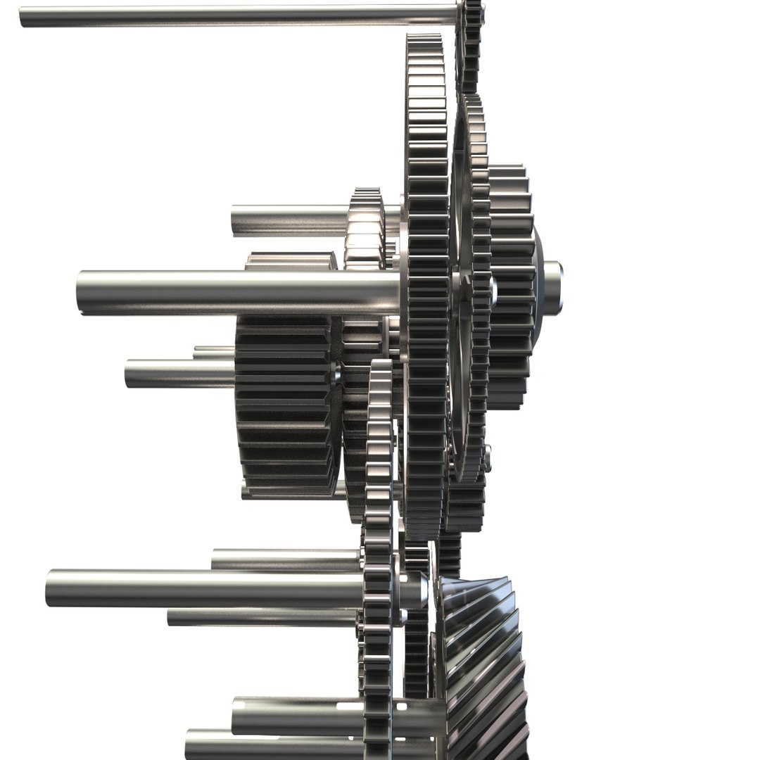 3D model gear mechanism set | 1148361 | TurboSquid
